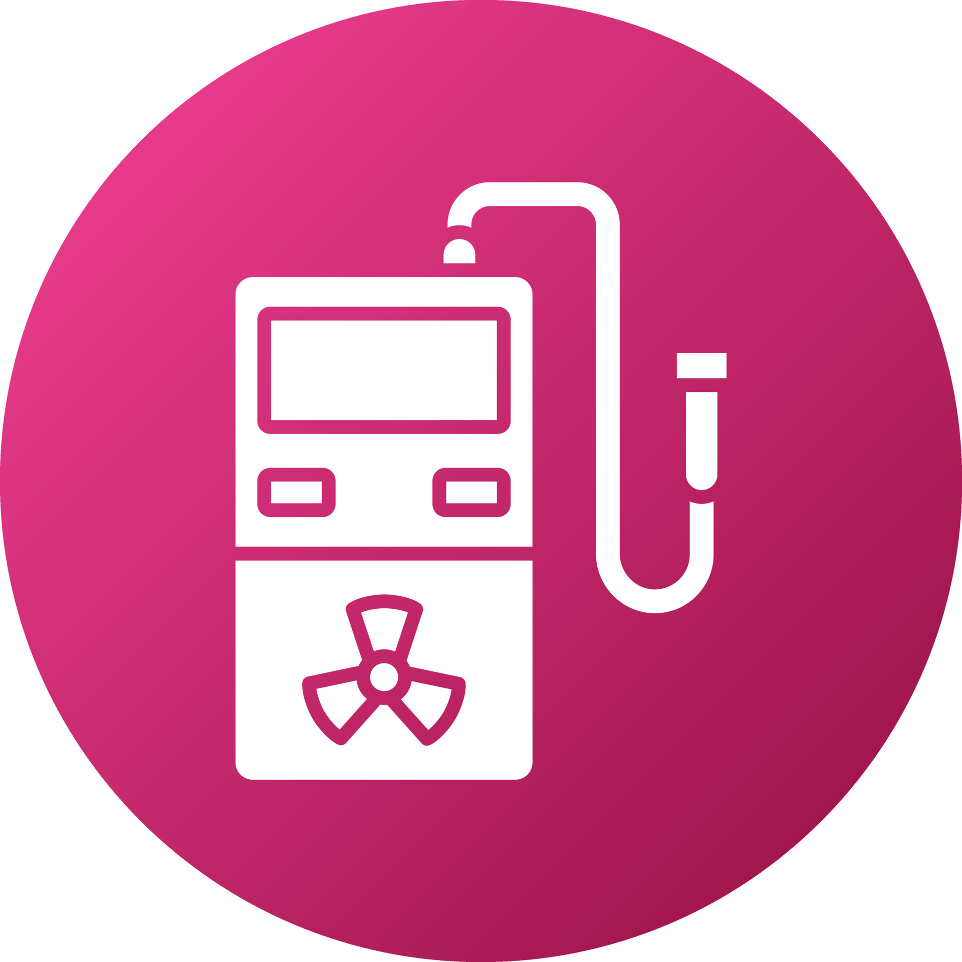 Radiation Detector Icon Style 21803082 Vector Art At Vecteezy