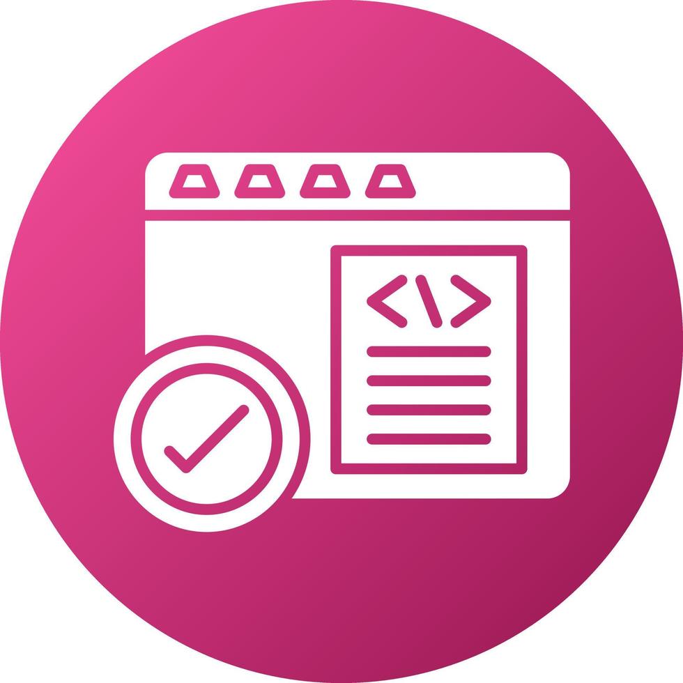 Code Correction Icon Style 21803264 Vector Art at Vecteezy