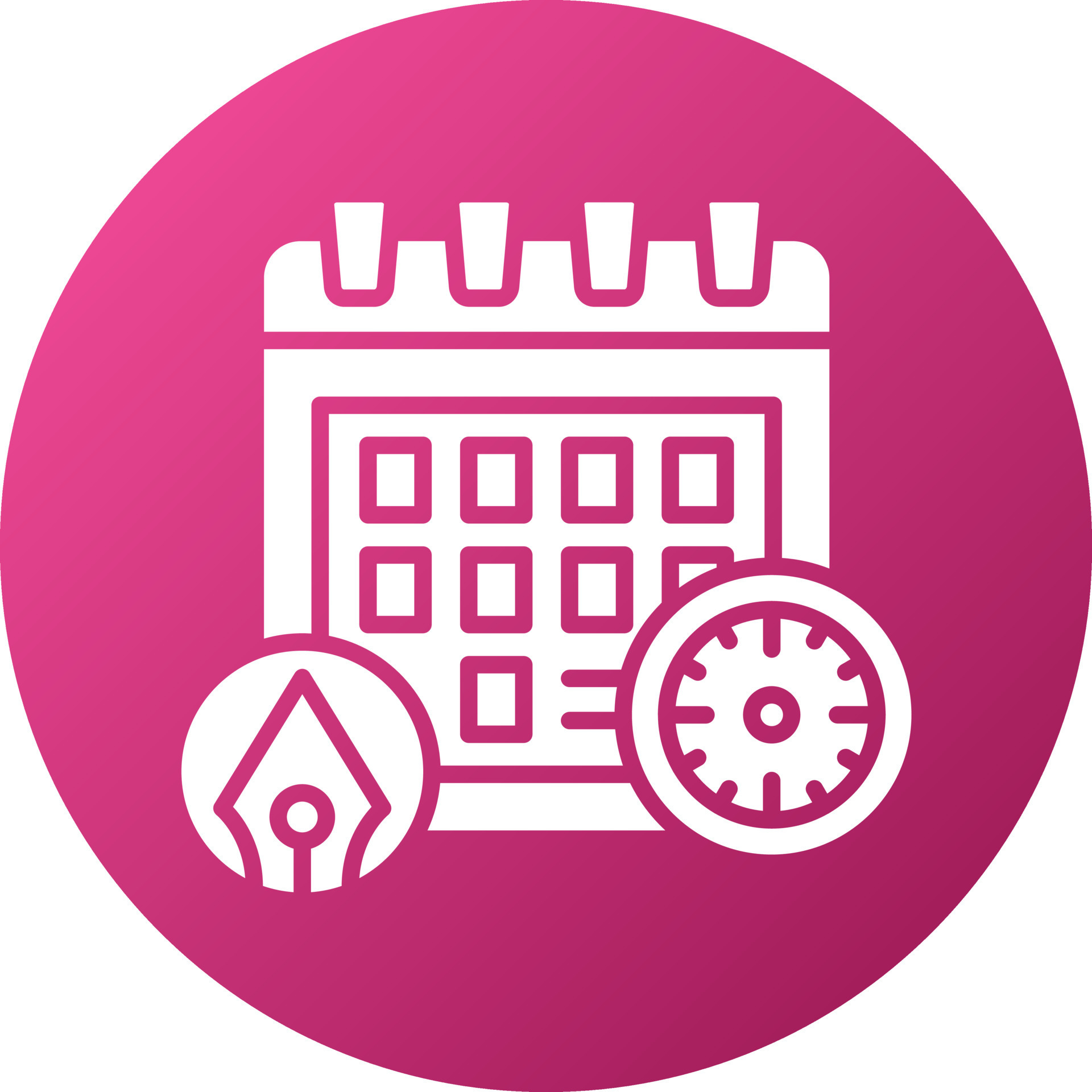 Estilo De Icono De Fecha Límite 21803467 Vector En Vecteezy