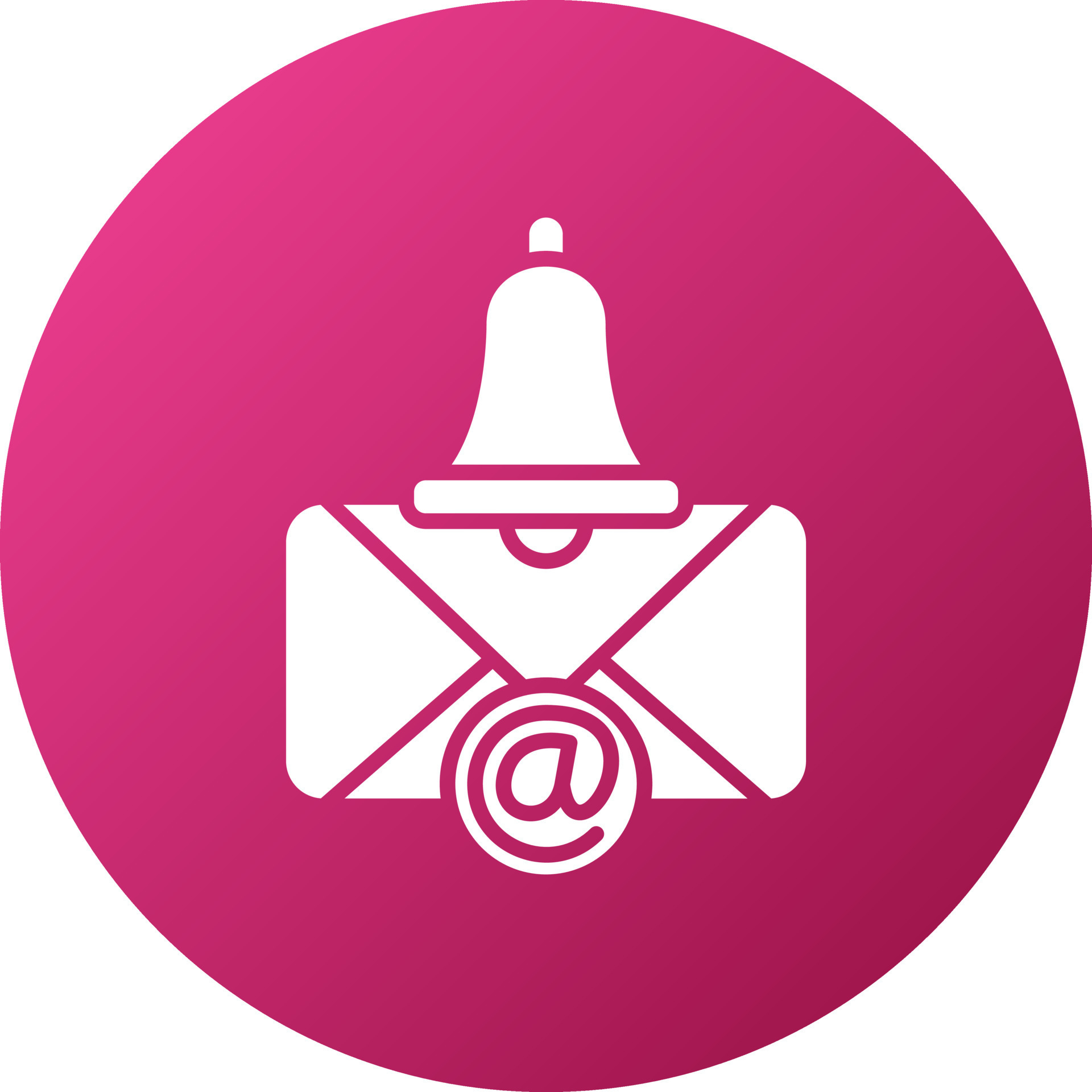 Email Notification Icon Style 21803841 Vector Art At Vecteezy