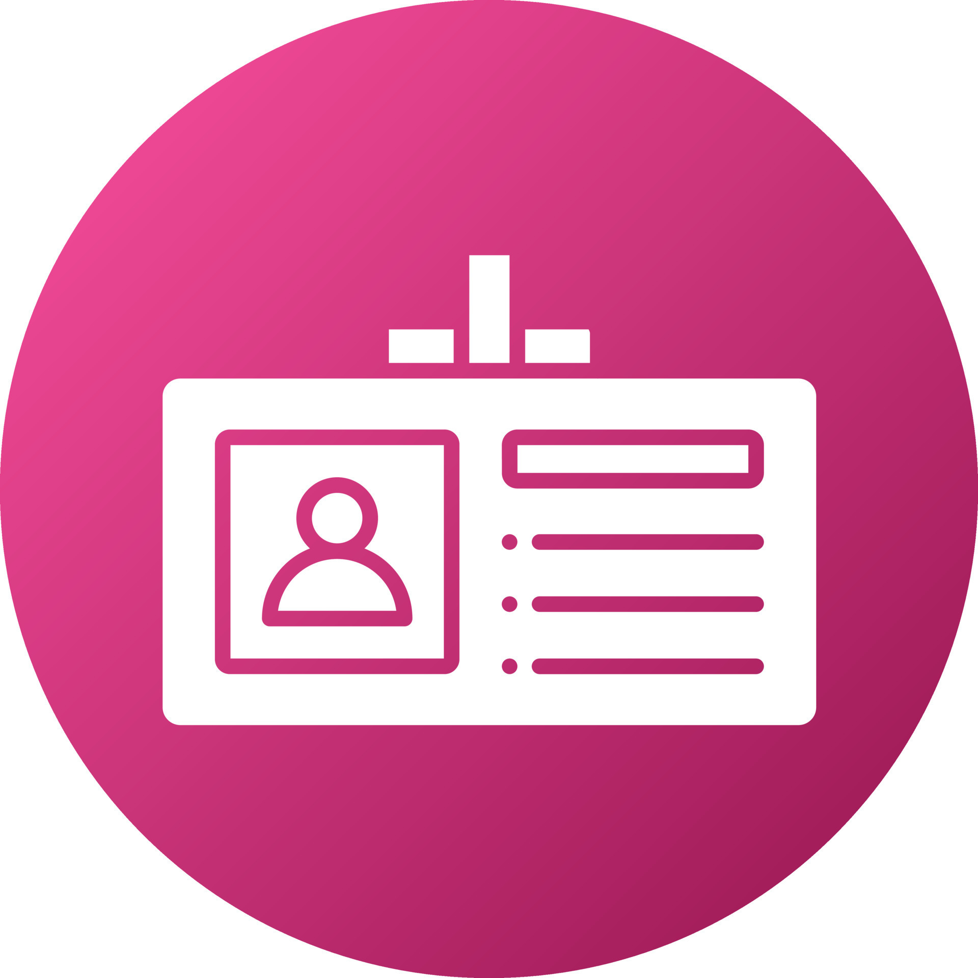 Identification Card Icon Style 21803920 Vector Art at Vecteezy