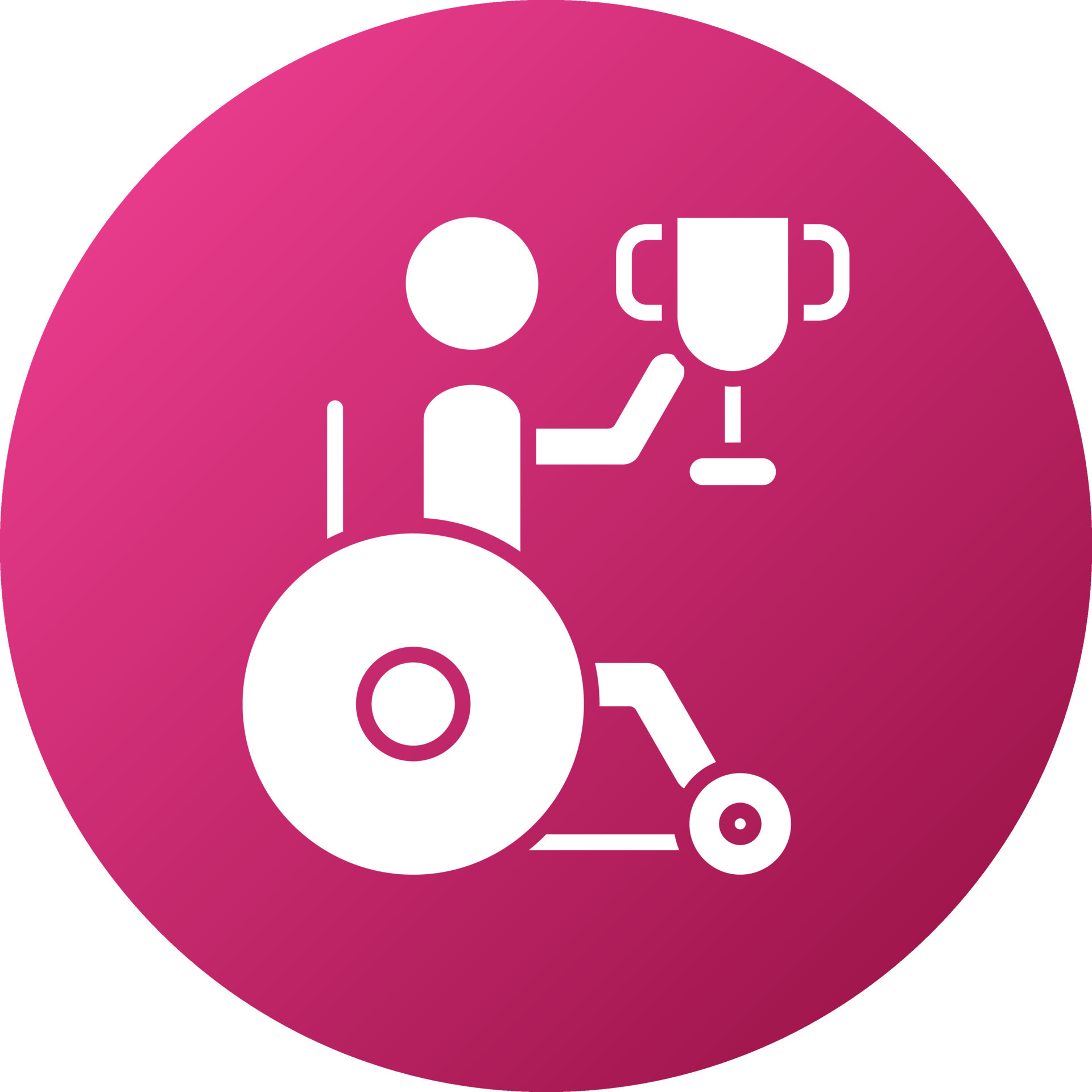 Paralympics Icon Style 21805870 Vector Art at Vecteezy