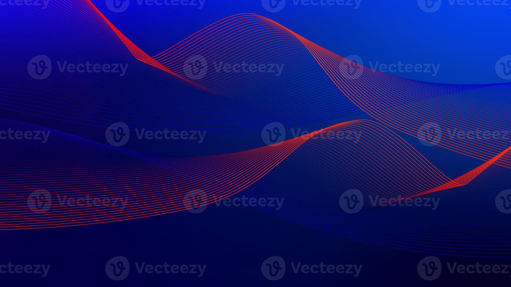 Modern Abstract Wave Curve Background Design With Halftone Dark Blue
