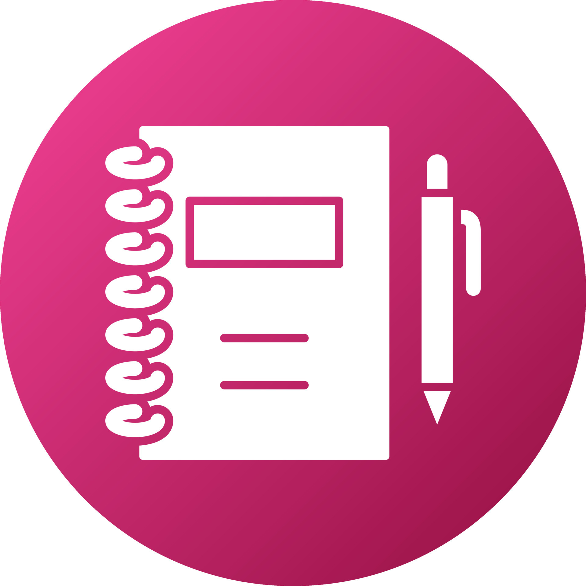 Notebook Icon Style 21811323 Vector Art at Vecteezy