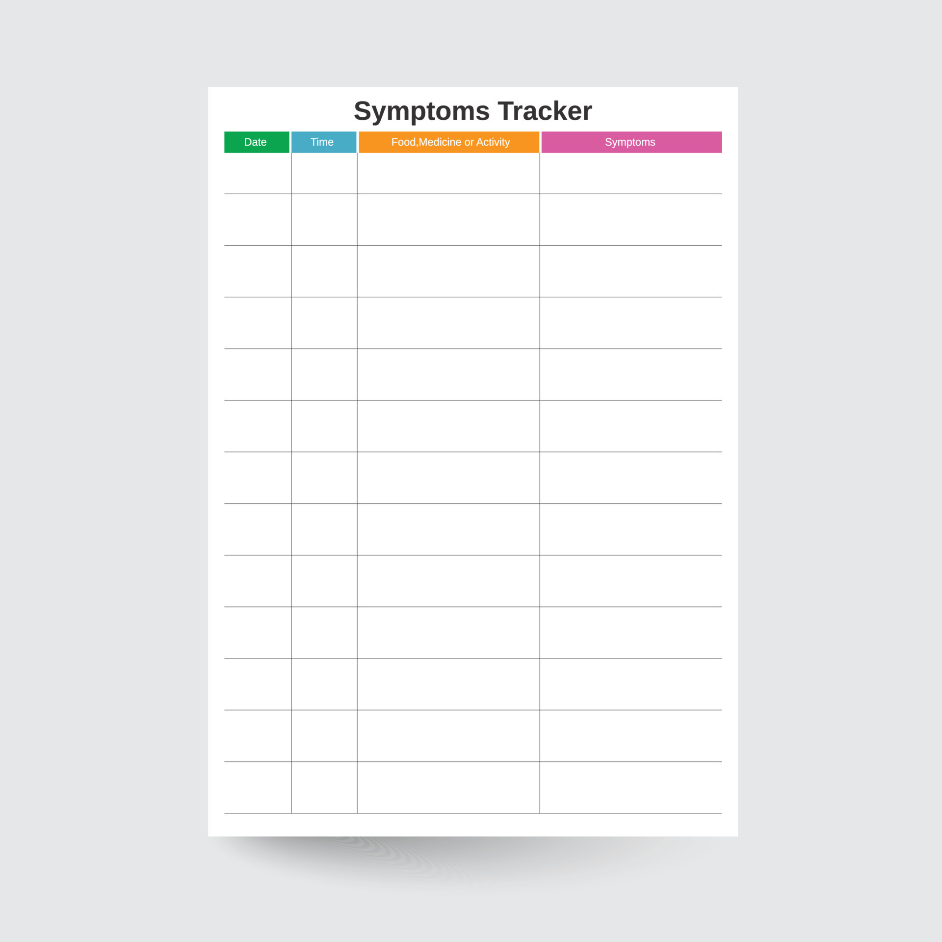 Symptoms Tracker,Monthly Symptom Log,Symptom Journal,Health Log Tracker ... Symptoms Tracker,Monthly Symptom Log,Symptom Journal,Health Log Tracker ...