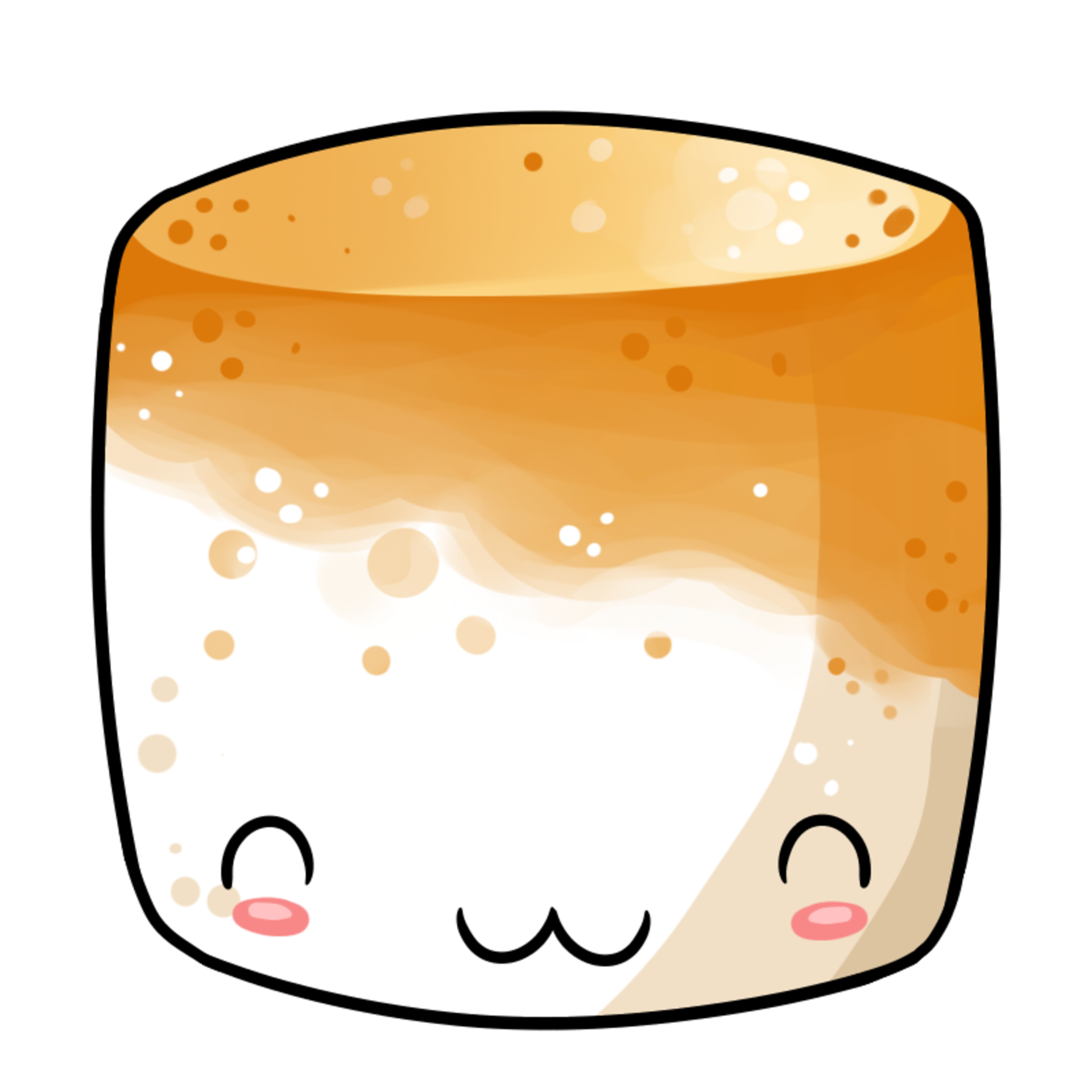 Happy Marshmallow Face 21819324 Png