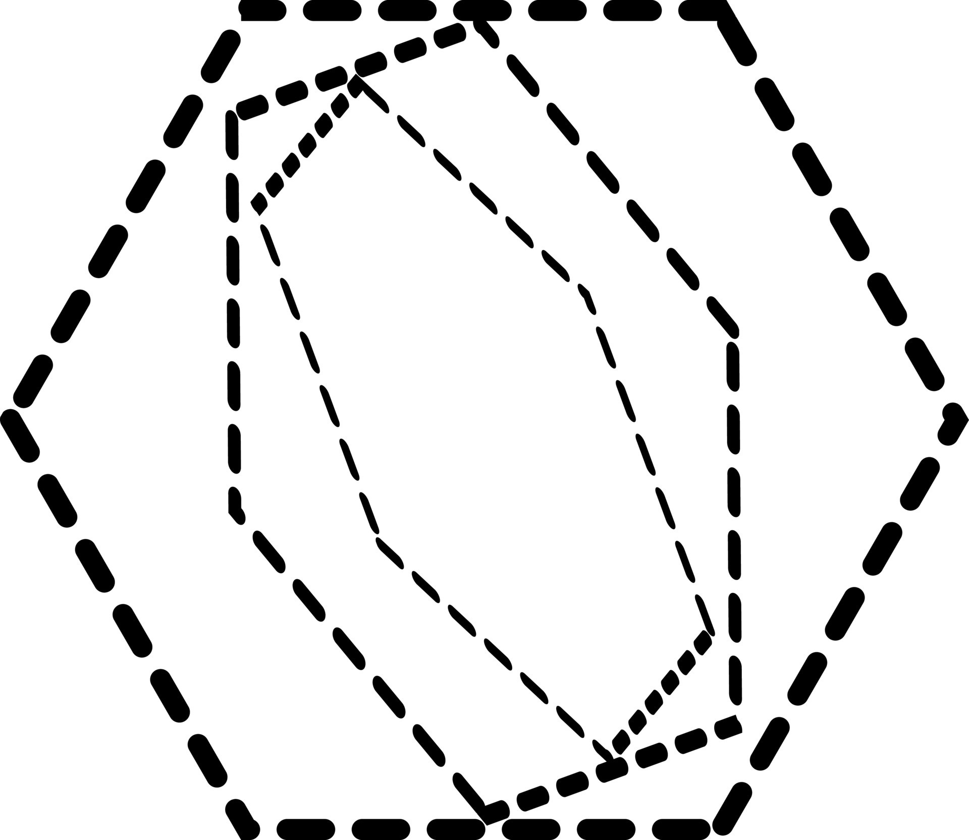 Dynamic Vector Hexagon shape that you can use as logo, symbol ...