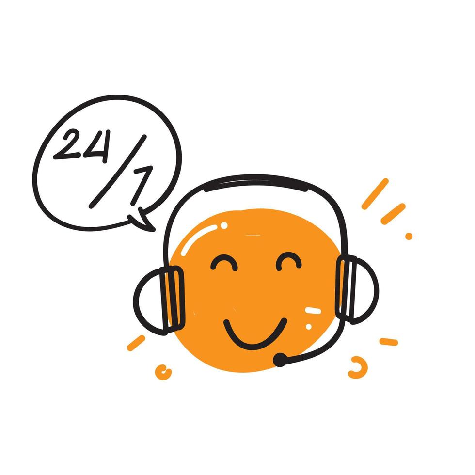 hand drawn doodle call center 24 hours illustration 21826308 Vector Art ... hand drawn doodle call center 24 hours illustration 21826308 Vector Art ...