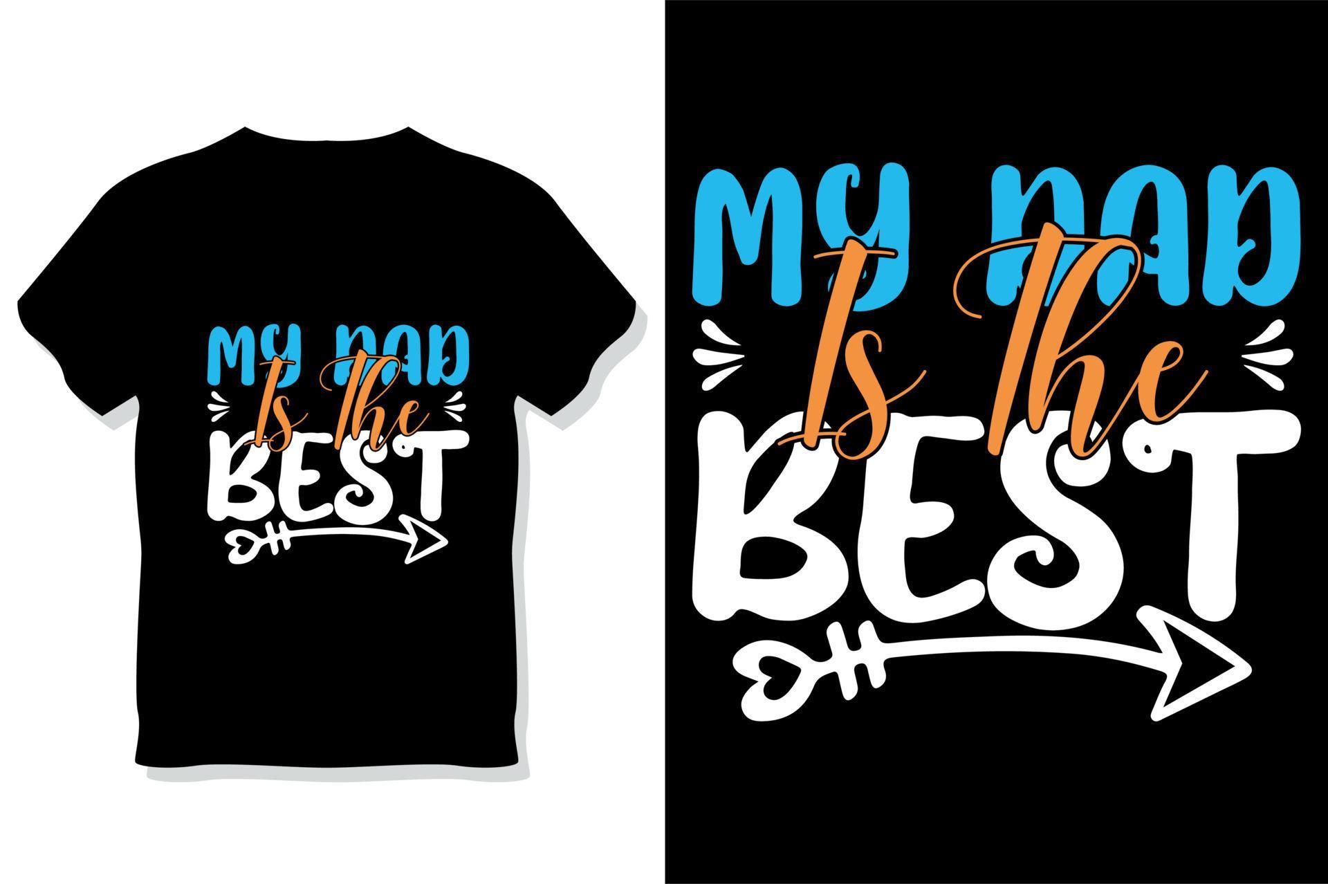 Dad Typography T Shirt Bundle Or Fathers Day T Shirt Bundle 21832725 Vector Art At Vecteezy