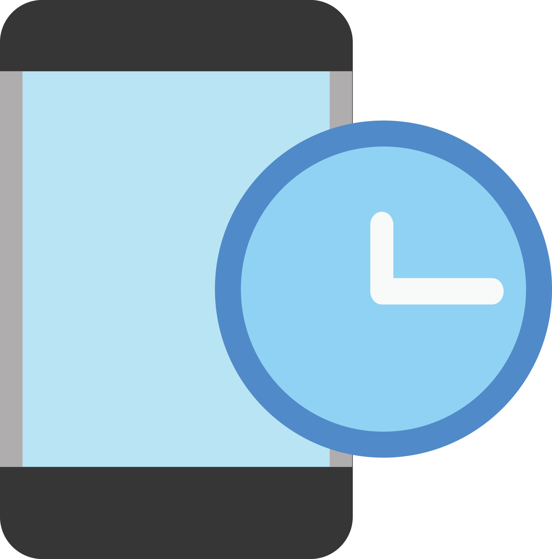 smartphone function clock 21832801 Vector Art at Vecteezy