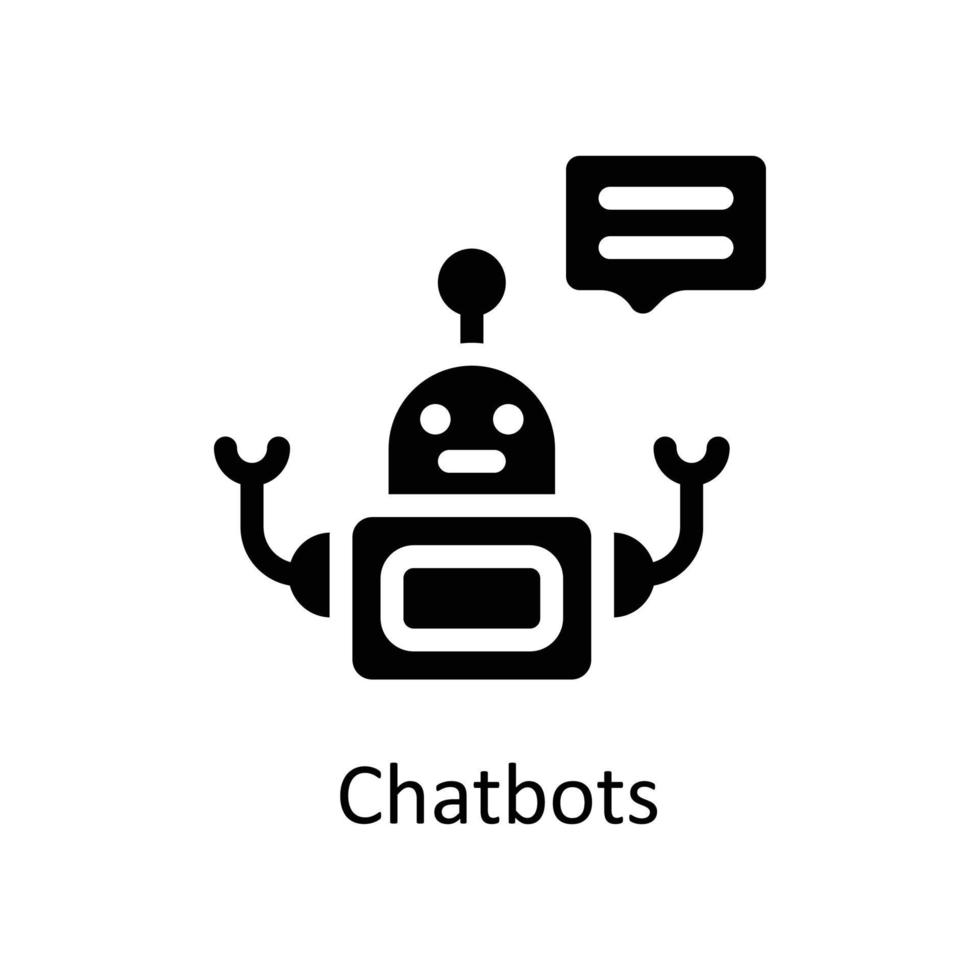 Chatbots Vector Solid Icons. Simple stock illustration stock 21833476 ... Chatbots Vector Solid Icons. Simple stock illustration stock 21833476 ...