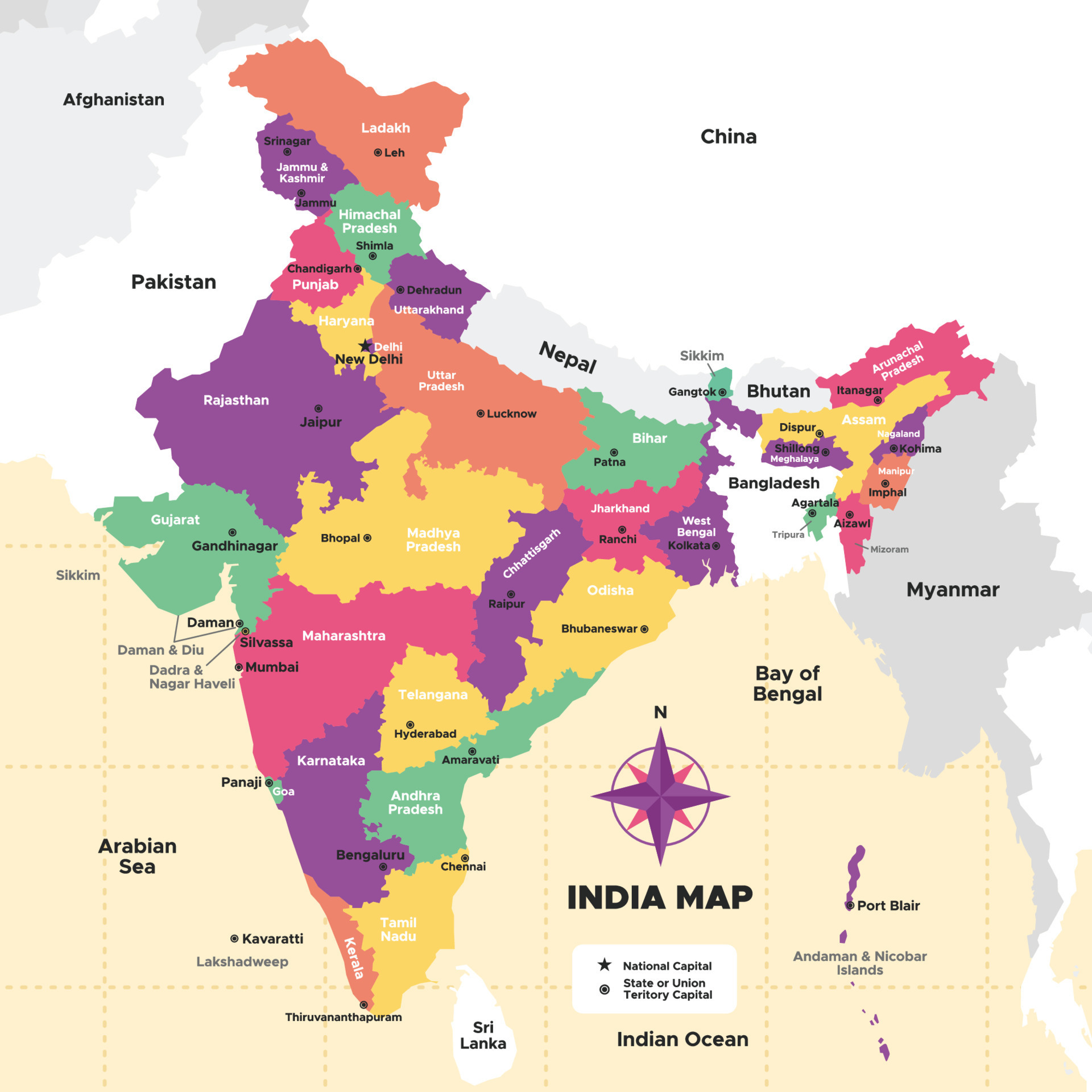 India mapa con rodeando fronteras 21836347 Vector en Vecteezy India mapa con rodeando fronteras 21836347 Vector en Vecteezy