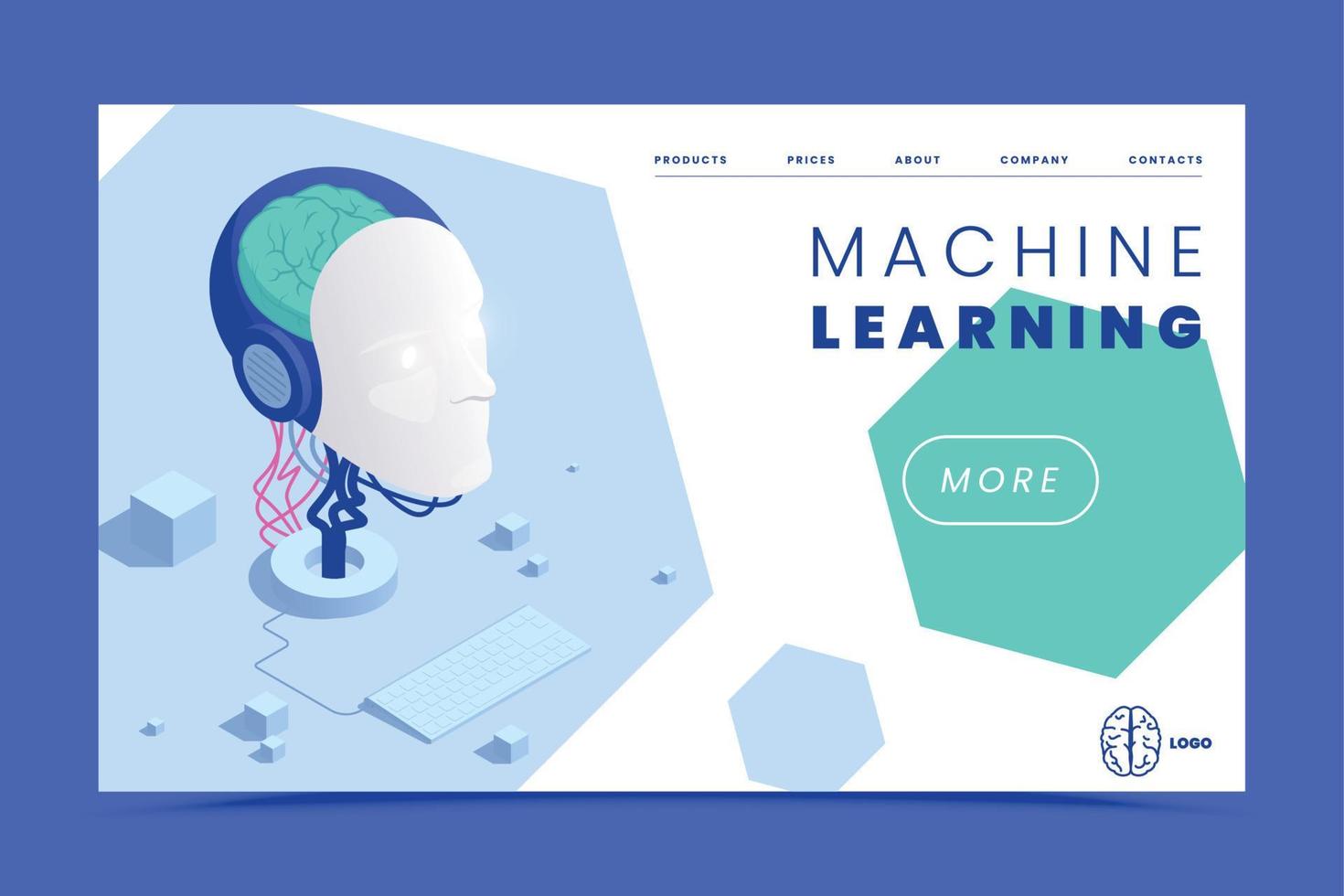 Machine Learning Isometric Website 21837889 Vector Art at Vecteezy