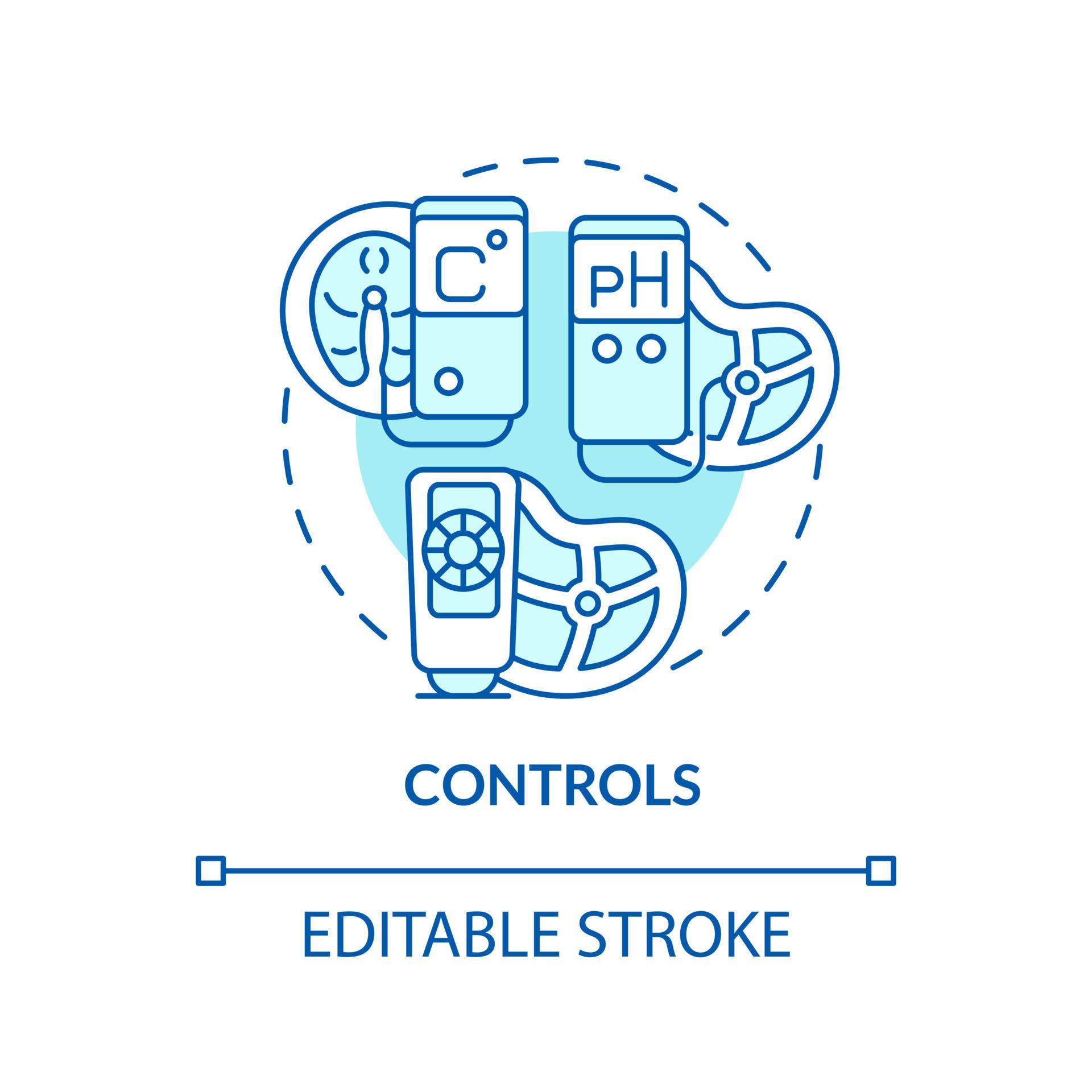 Controls turquoise concept icon. Products quality checkup. Planning ... Controls turquoise concept icon. Products quality checkup. Planning ...