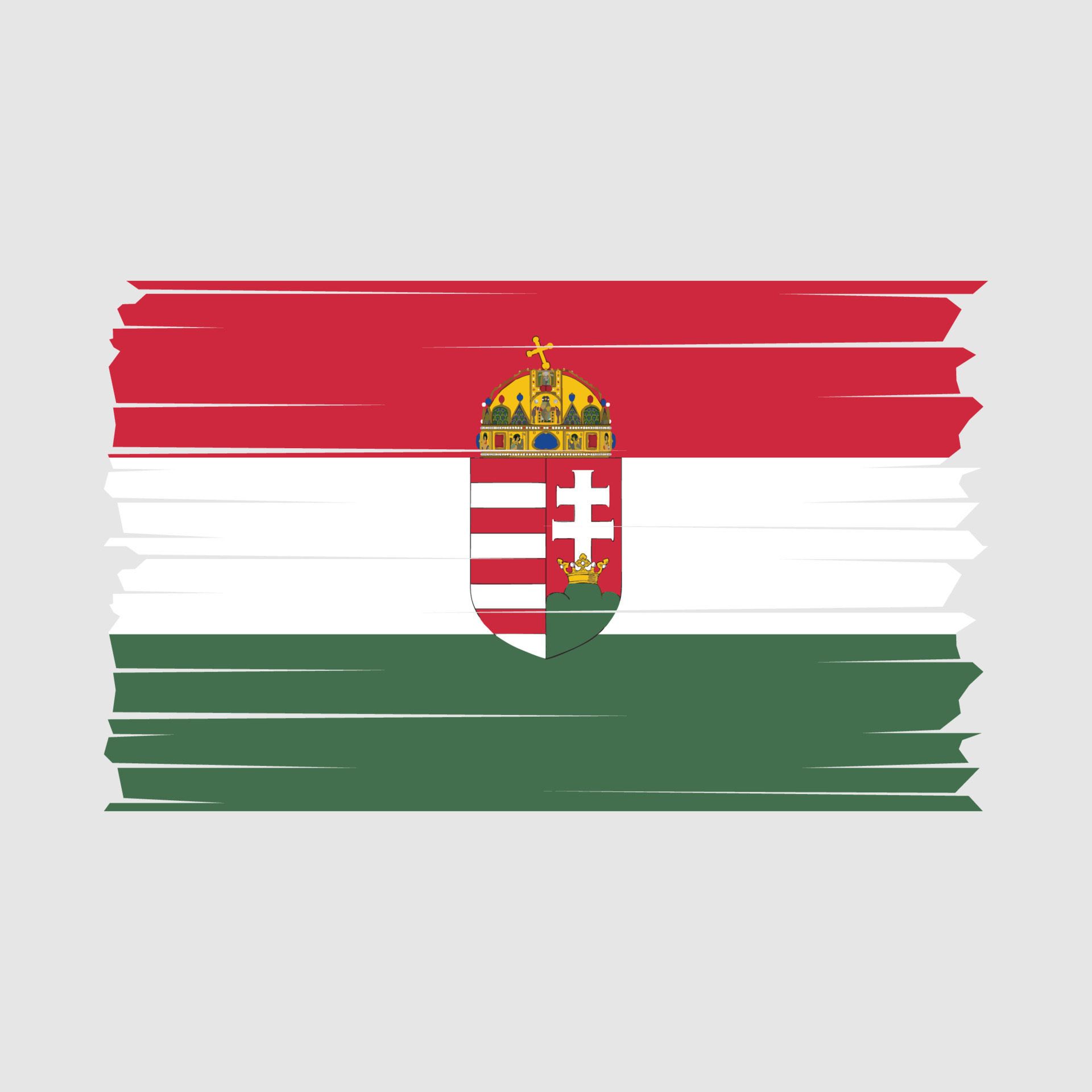 Hungary Flag Vector 21843183 Vector Art At Vecteezy