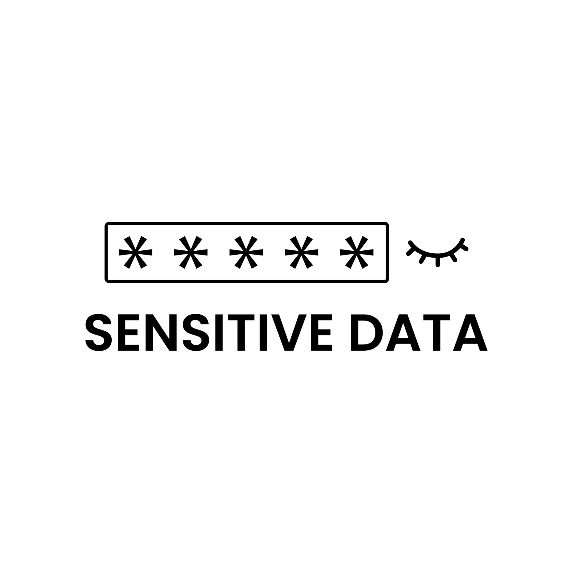 Sensitive data transfer protection online security icon sign design vector 21844932 Vector Art ...