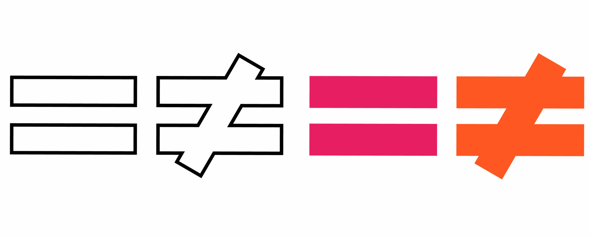 equal and not equal math sign set isolated on white background 21847623 ...