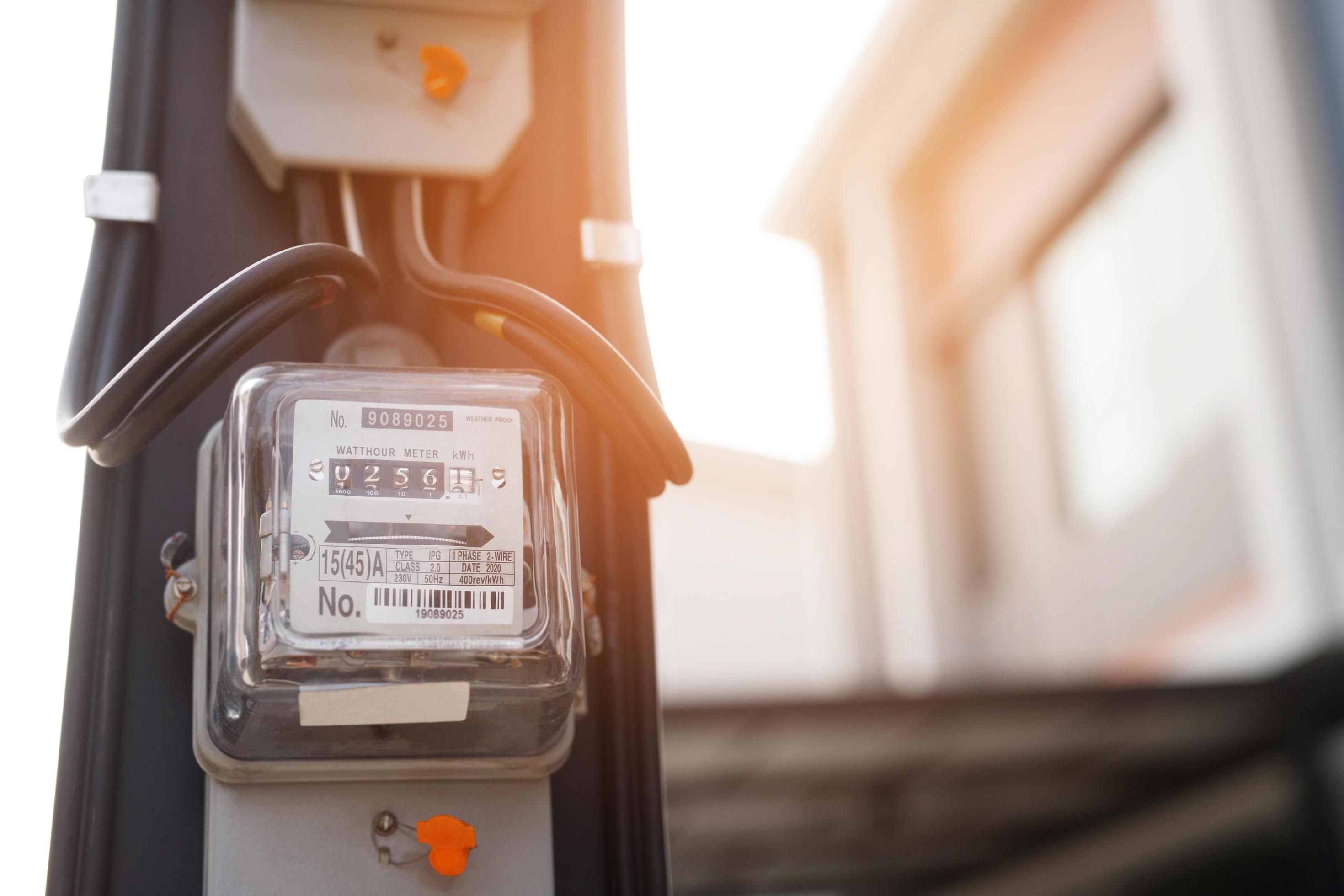 Electric Power Meter Measuring Power Usage Watt Hour Electric Meter