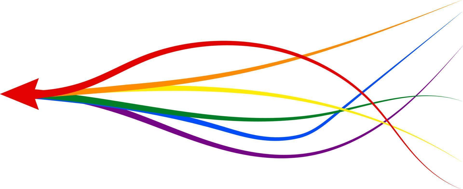 arrow formed by multiple merging lgbt pride colourful 21858271 Vector ... arrow formed by multiple merging lgbt pride colourful 21858271 Vector ...