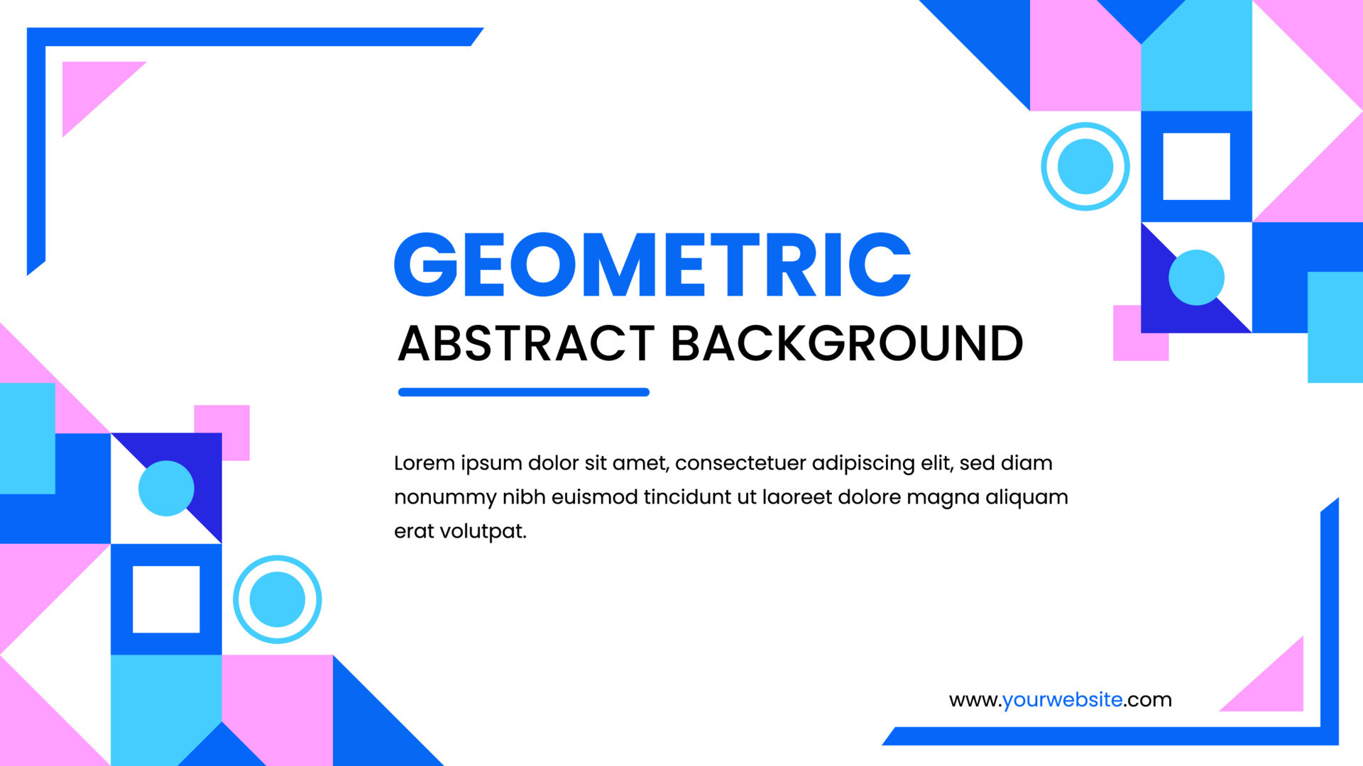 Flat design geometric shape mosaic background 21859873 Vector Art at ...