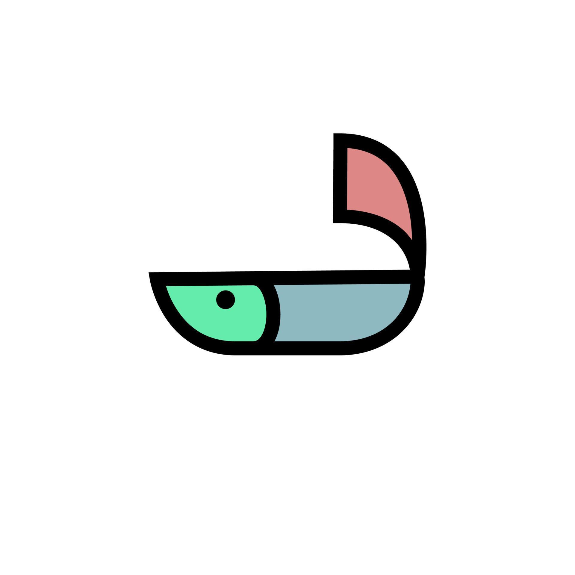 Simple illustration of fish in colorful 21861248 Vector Art at Vecteezy