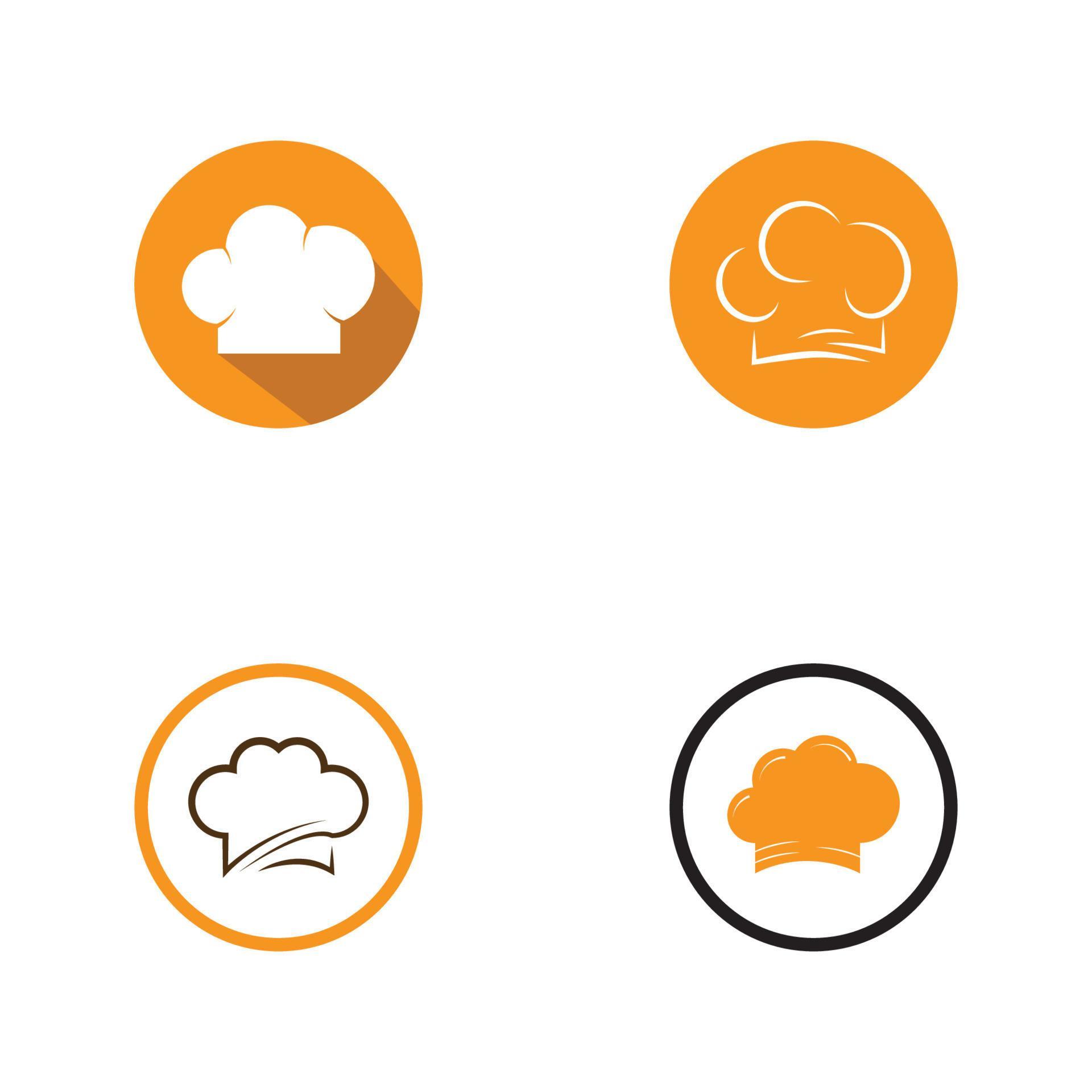 chef hat logo design with vector illustration template 21870922 Vector ...