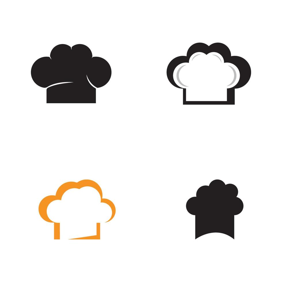 chef hat logo design with vector illustration template 21871244 Vector ...