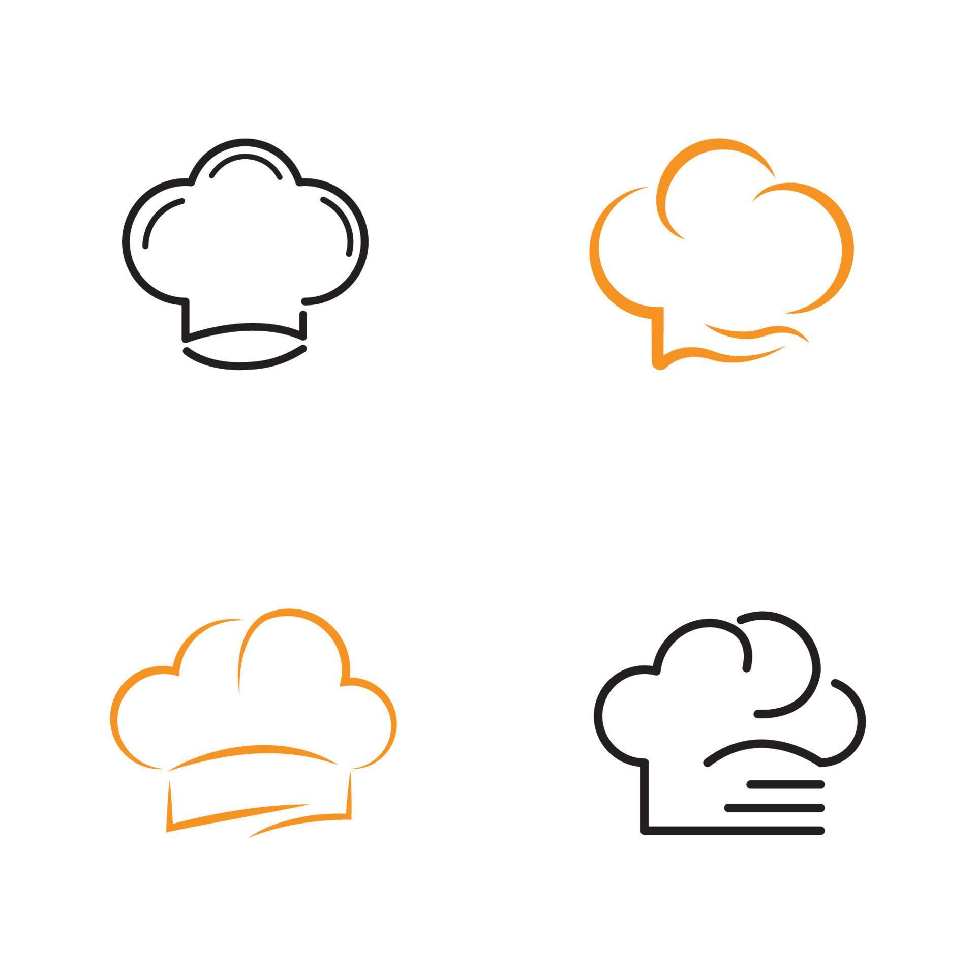 chef hat logo design with vector illustration template 21871747 Vector ...