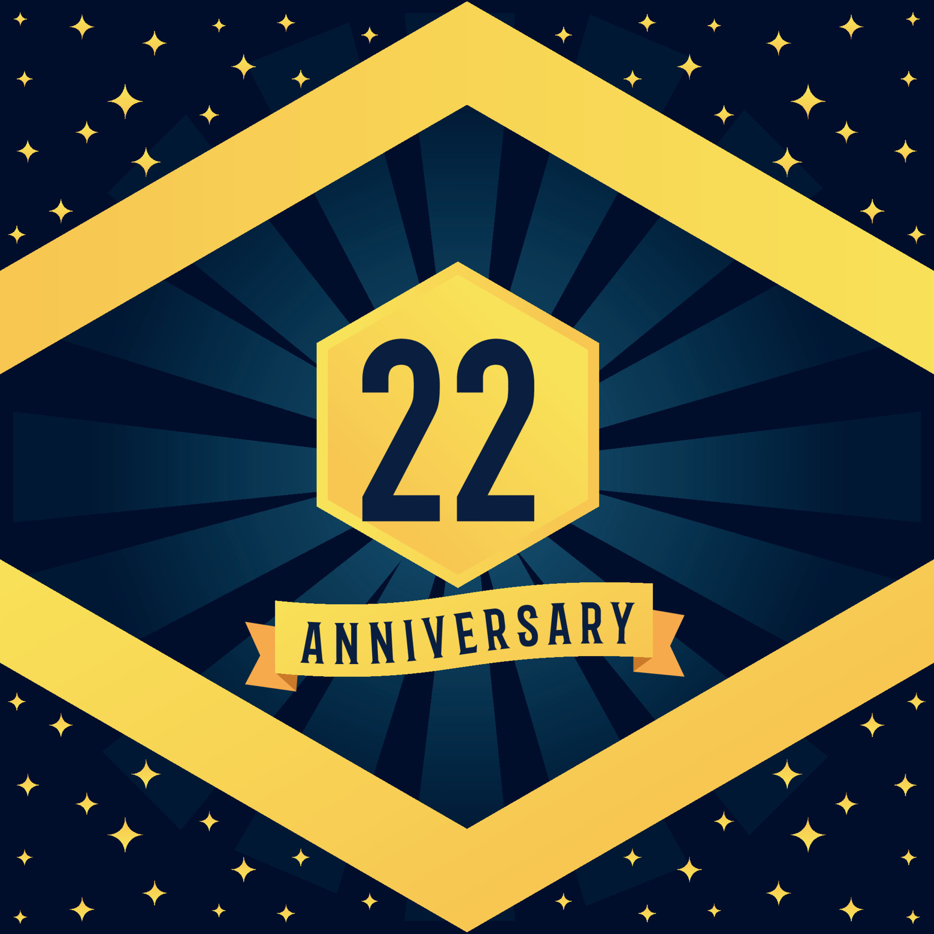 22 Year Anniversary Logotype Design With Blue Twist Infinity Multiple 22-year-anniversary-logotype-design-with-blue-twist-infinity-multiple