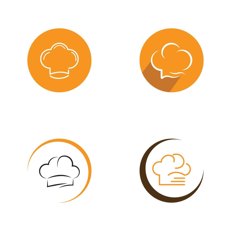 chef hat logo design with vector illustration template 21872252 Vector ...