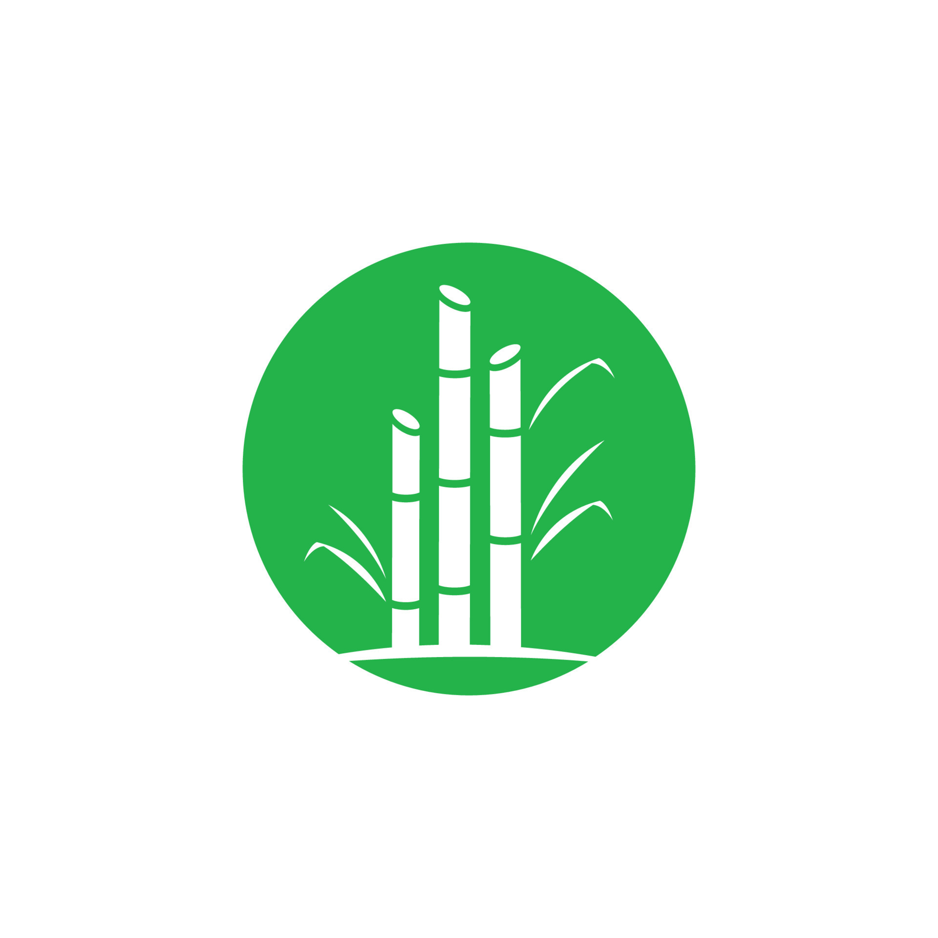 Natural Sweet Sugar Cane Plant Logo Template 21872390 Vector Art At