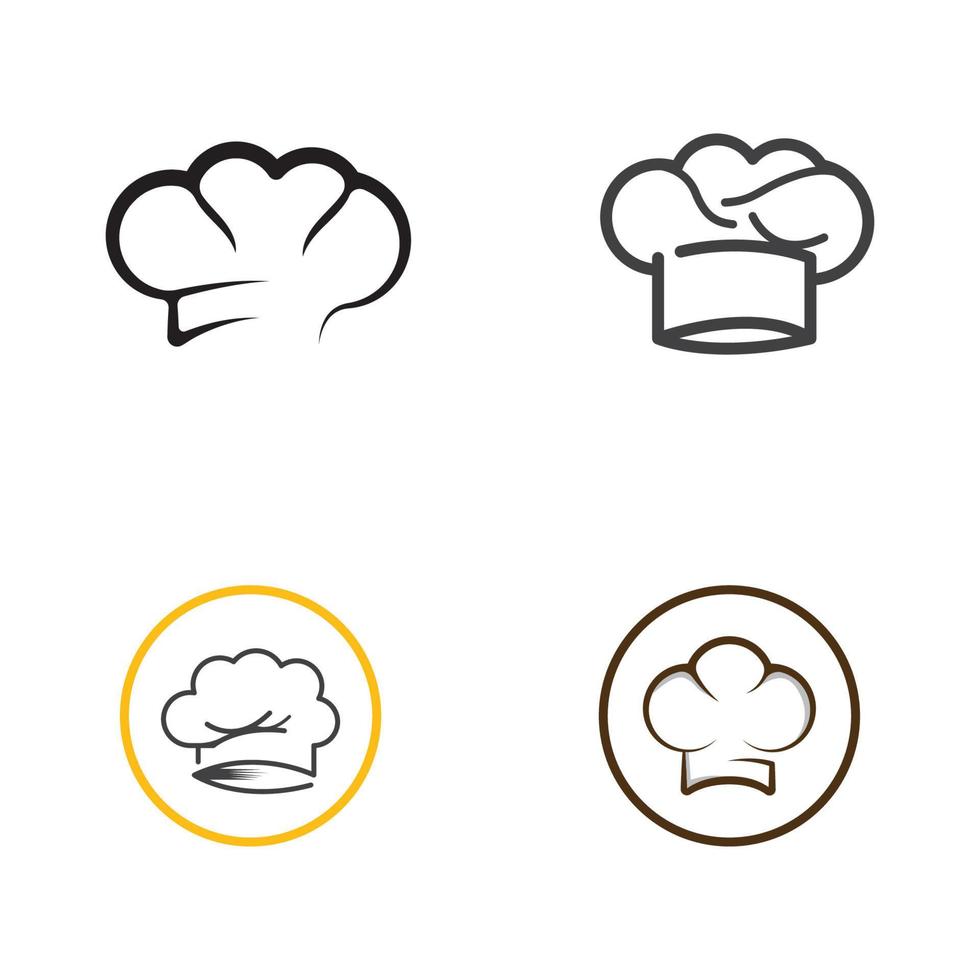 chef hat logo design with vector illustration template 21872840 Vector ...