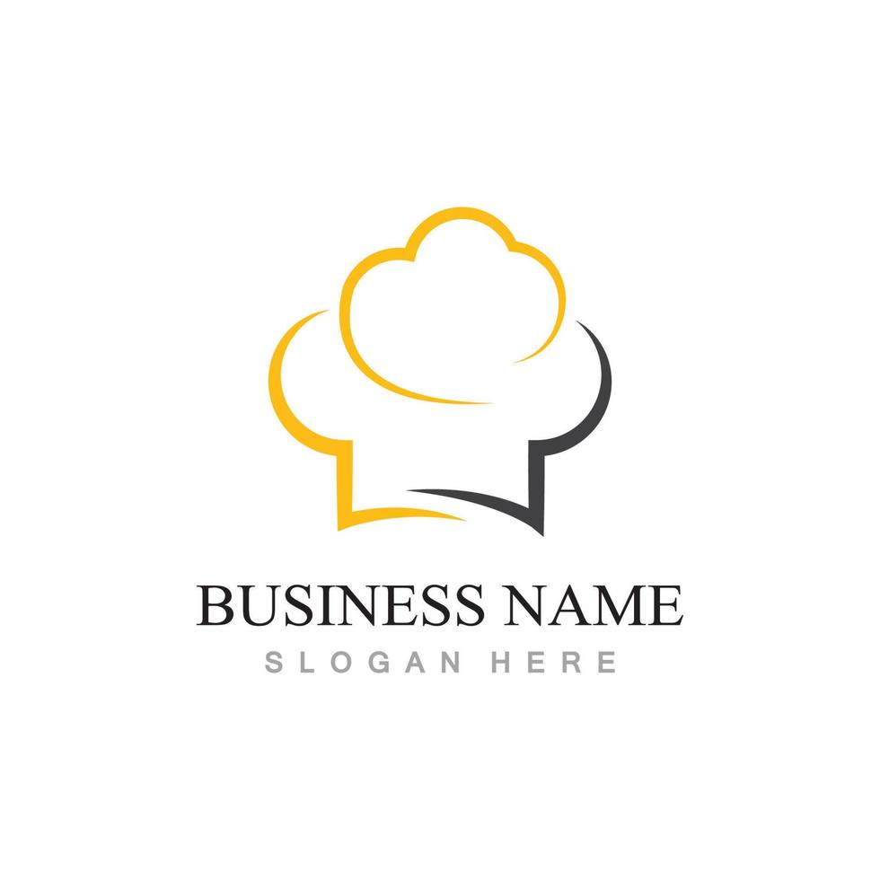 chef hat logo design with vector illustration template 21873350 Vector ...