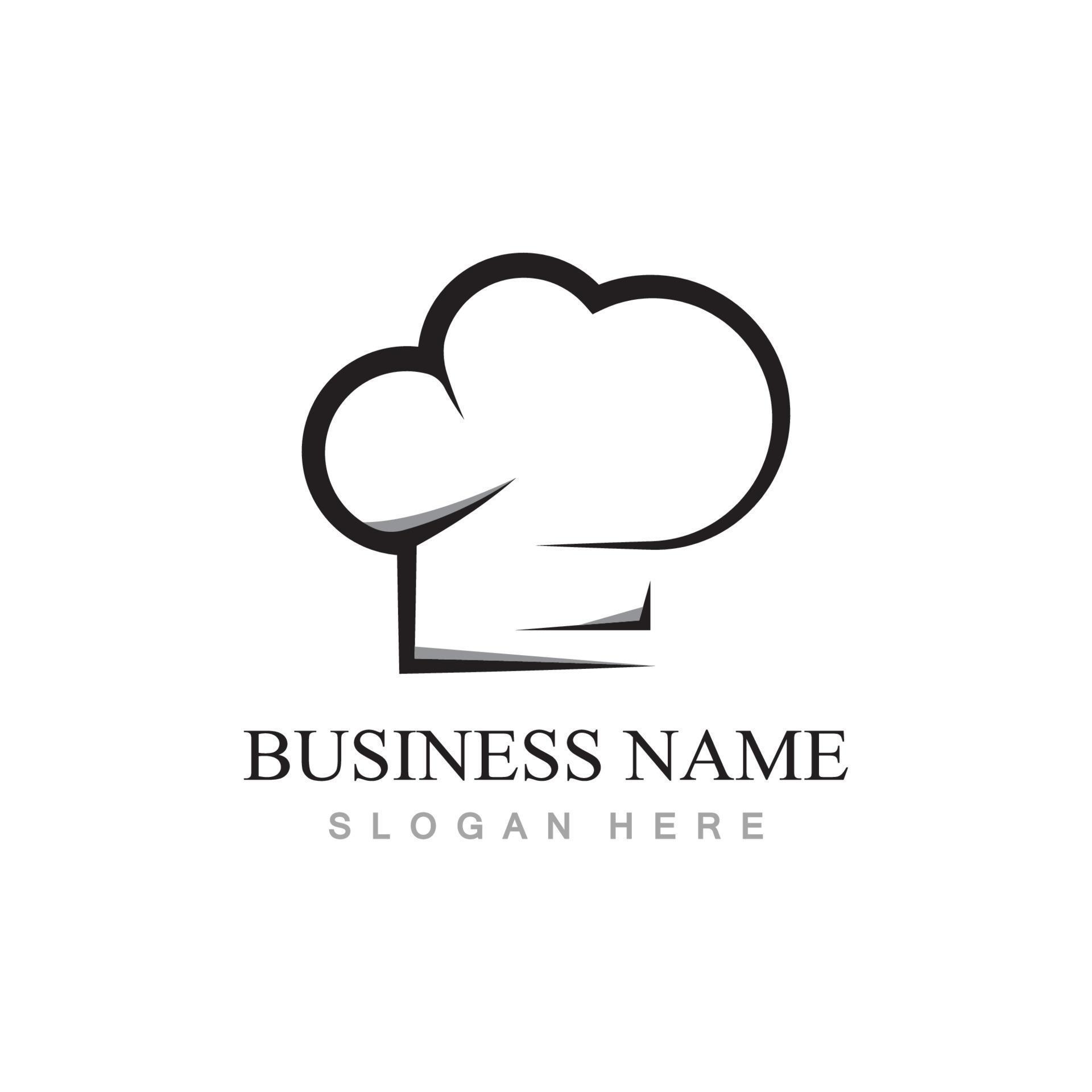 chef hat logo design with vector illustration template 21873885 Vector ...