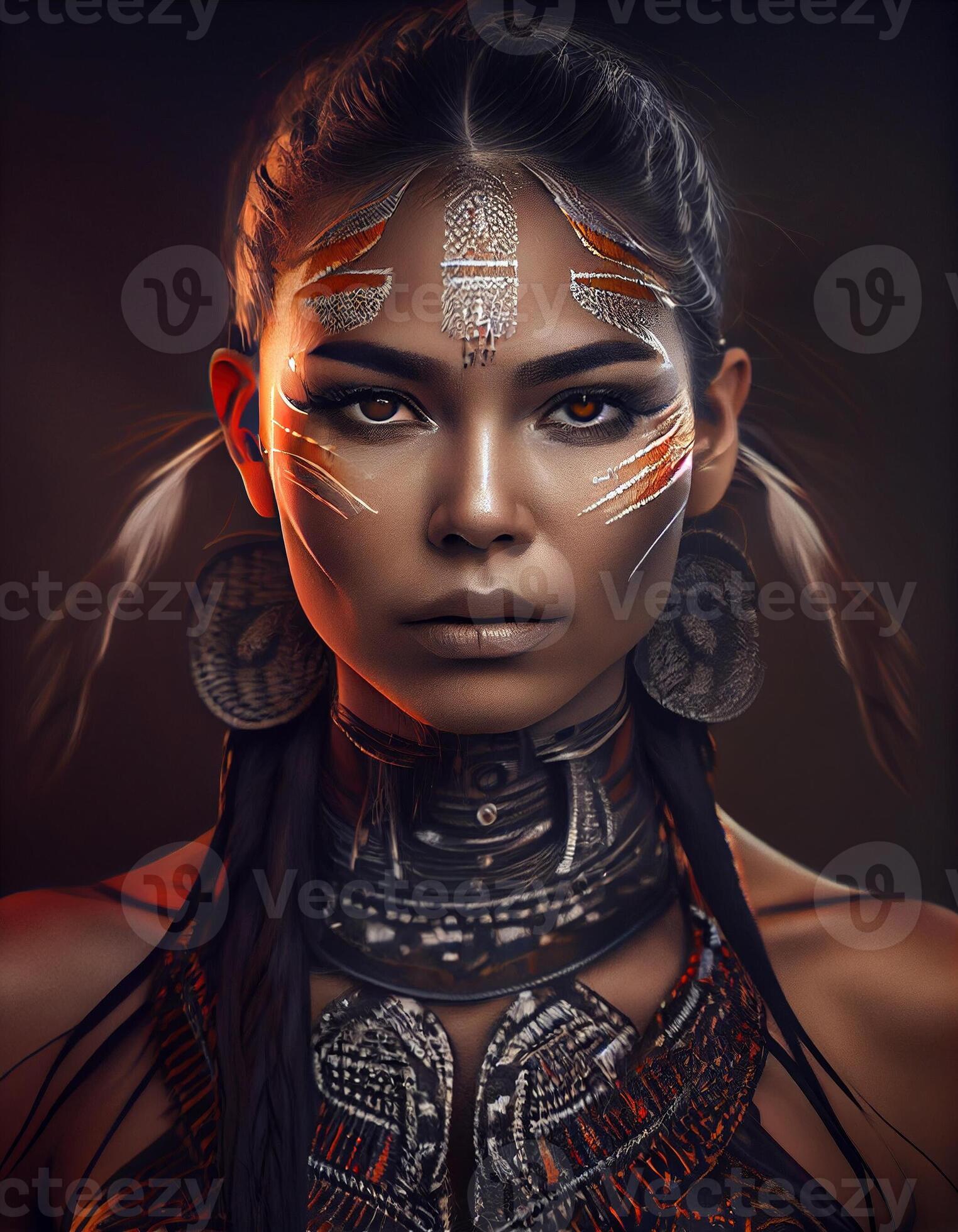 Beautiful native American woman, created with 21875211 Stock Photo at ... Beautiful native American woman, created with 21875211 Stock Photo at ...