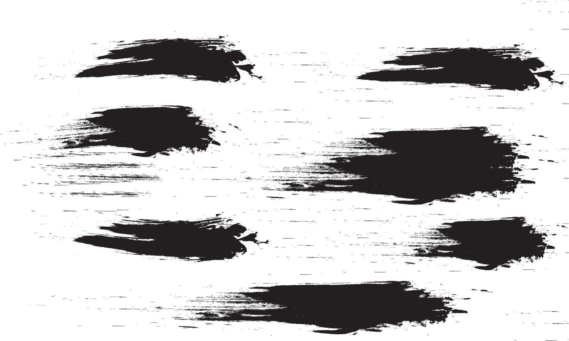 Vector set of artistic grunge brush strokes, and brushes. creative ...