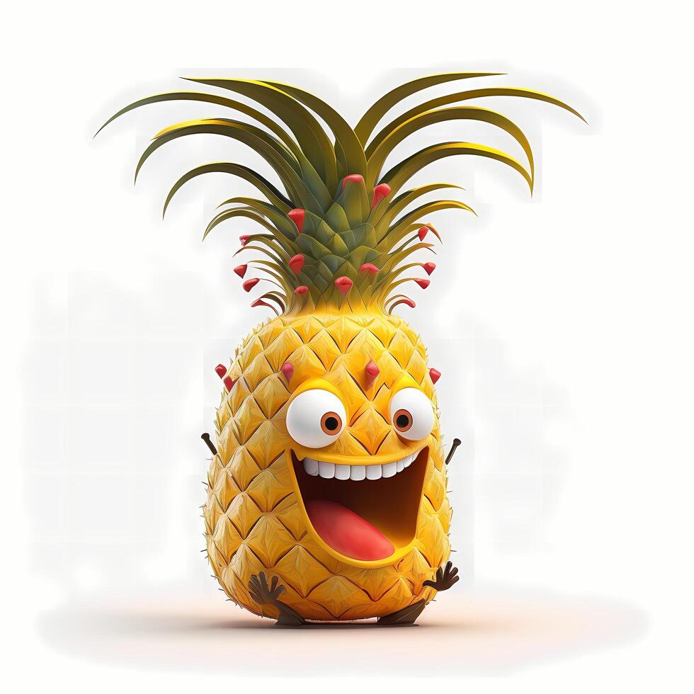 fruit happy character cute 21879914 Stock Photo at Vecteezy