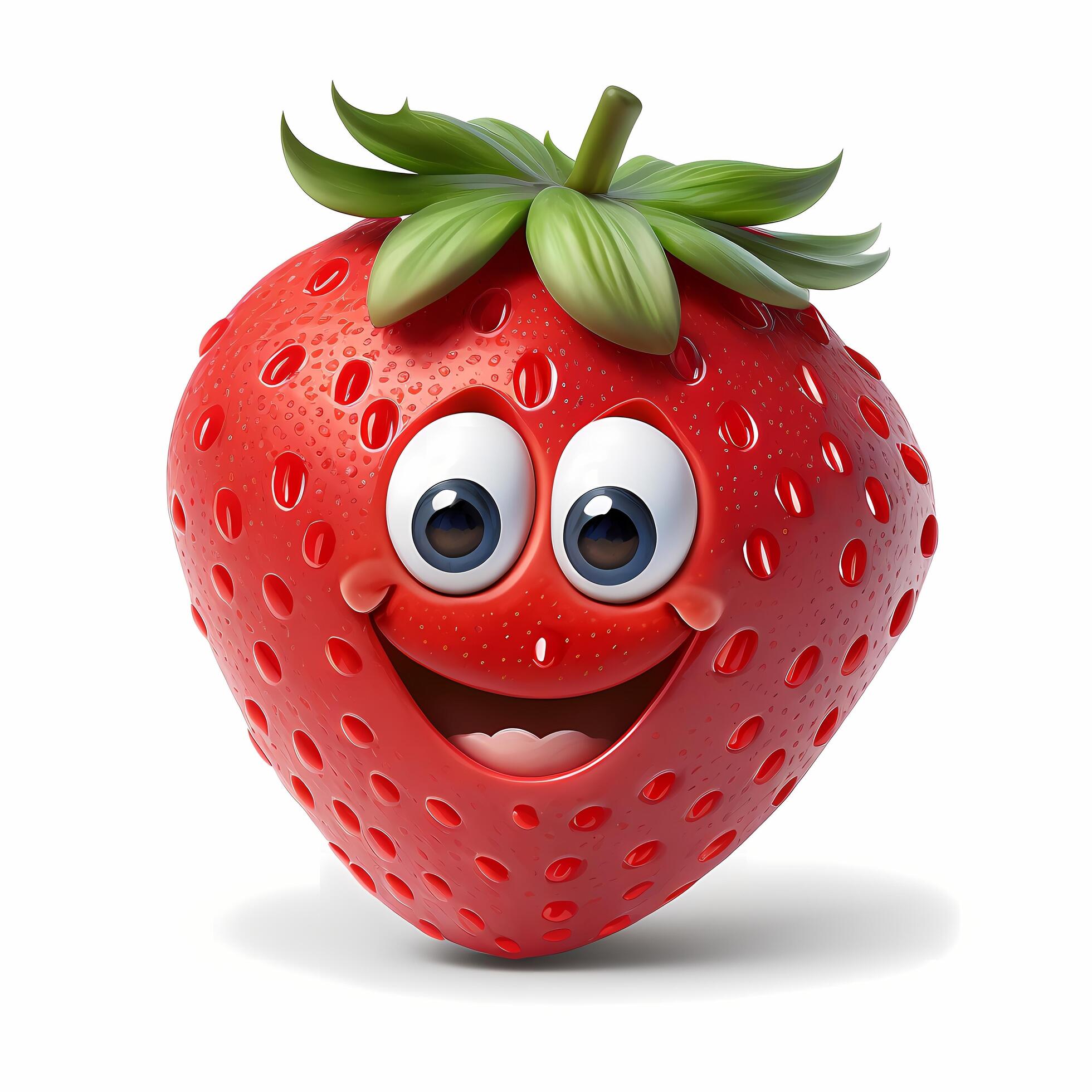 Fruta contento personaje linda ai generado 21879922 Foto de stock en ...