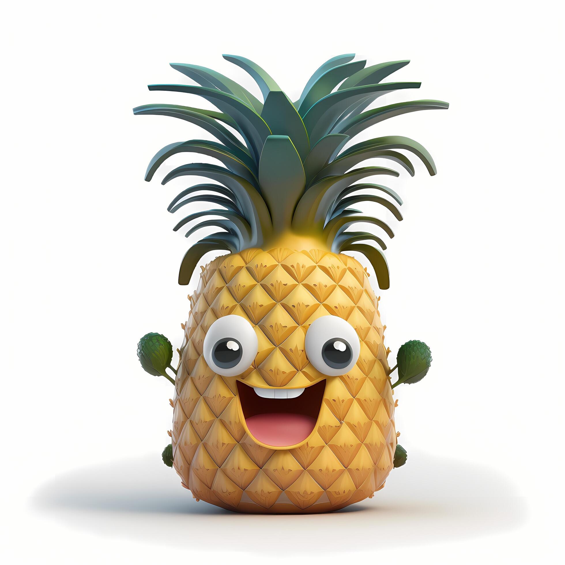 fruit happy character cute 21879923 Stock Photo at Vecteezy