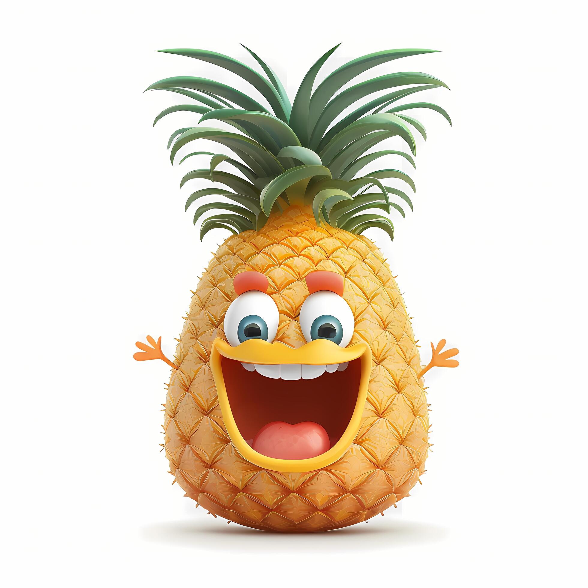 fruit happy character cute 21879925 Stock Photo at Vecteezy