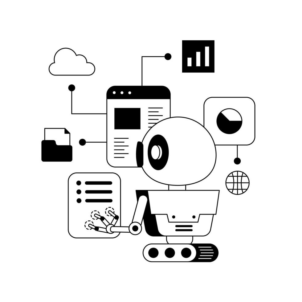 Robot artificial intelligence doing multiple work efficient help human ...