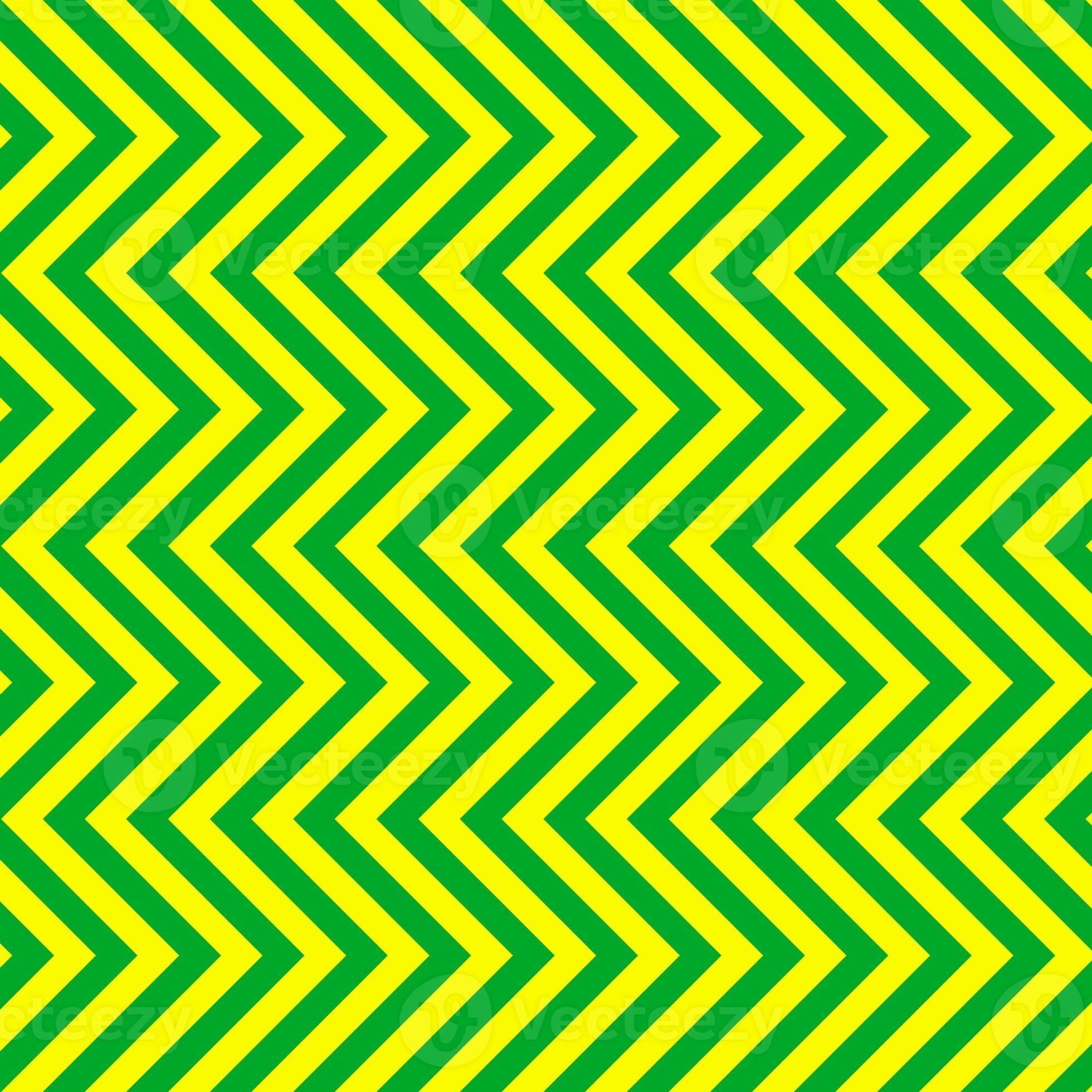 Classic Green And Yellow Chevron Seamless Pattern Seamless Zig Zag Pattern Background Regular