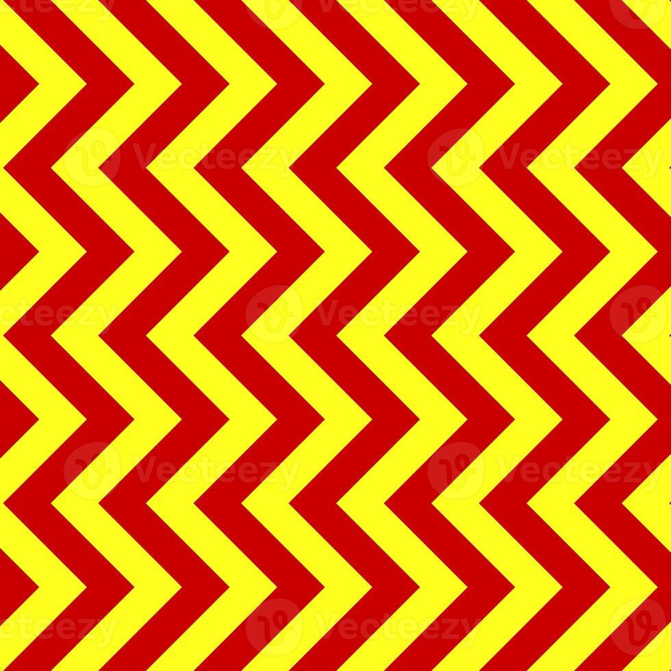 Classic Red And Yellow Chevron Seamless Pattern Seamless Zig Zag
