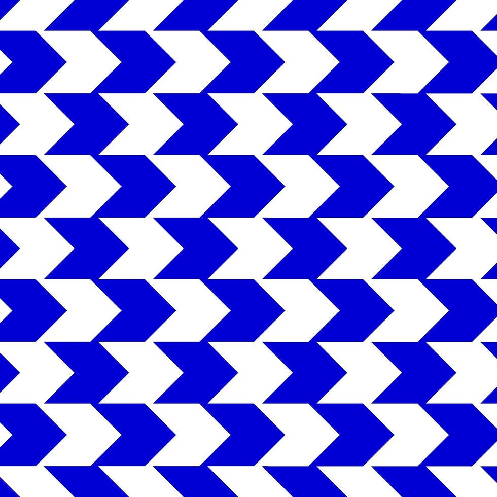 Classic Blue And White Chevron Seamless Pattern Seamless Zig Zag