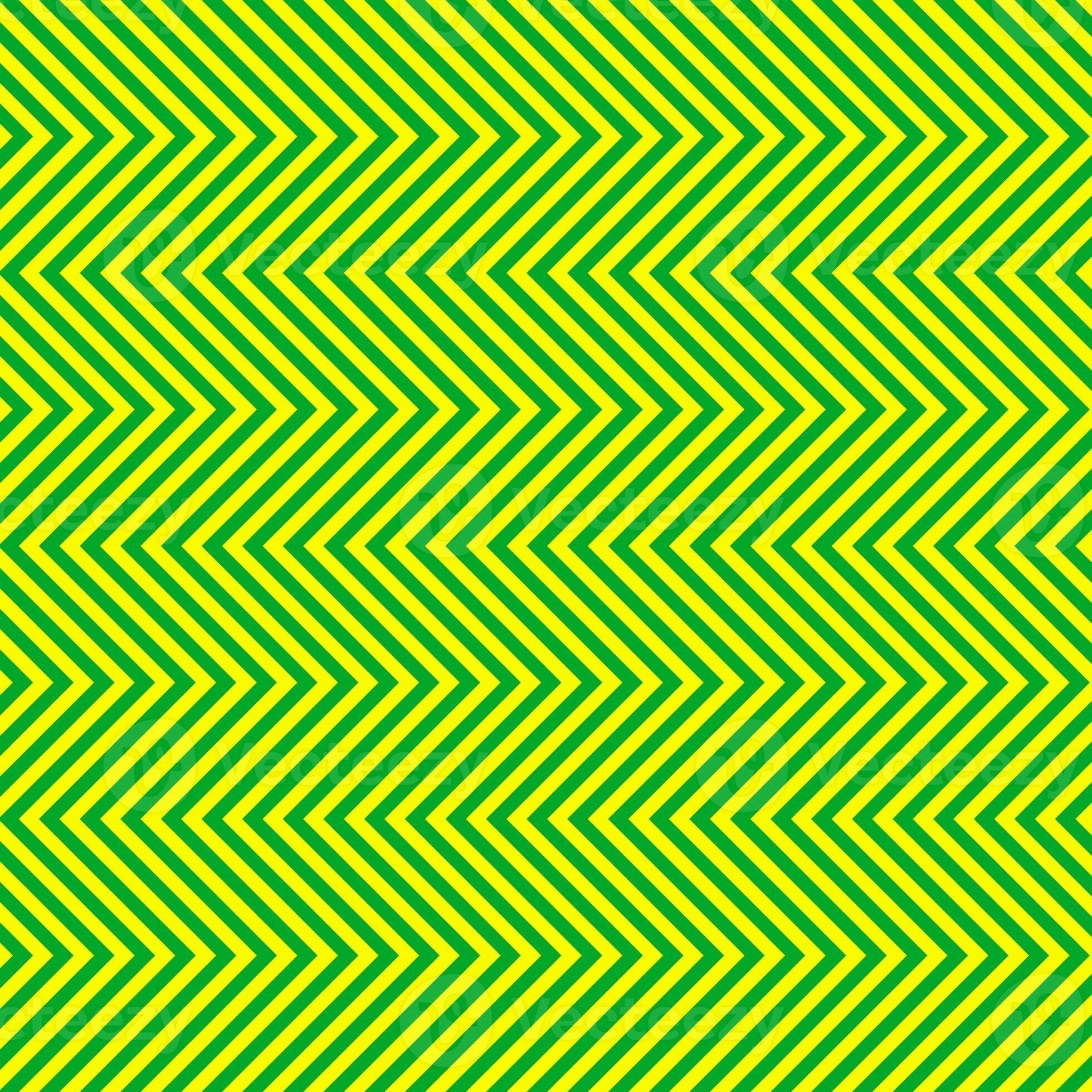 Classic Green And Yellow Chevron Seamless Pattern Seamless Zig Zag Pattern Background Regular