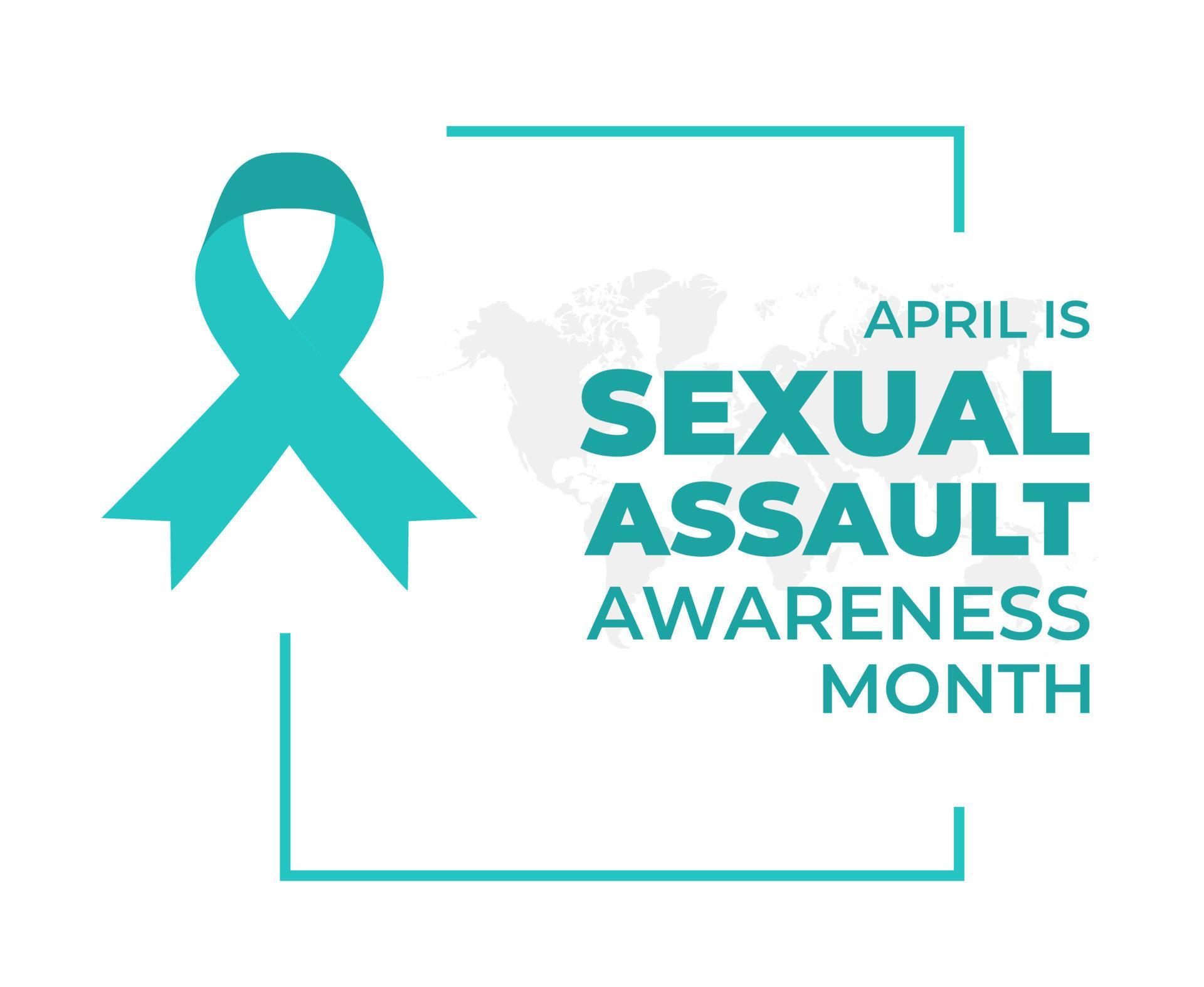 Sexual Assault Awareness Month Background Or Banner Design Template