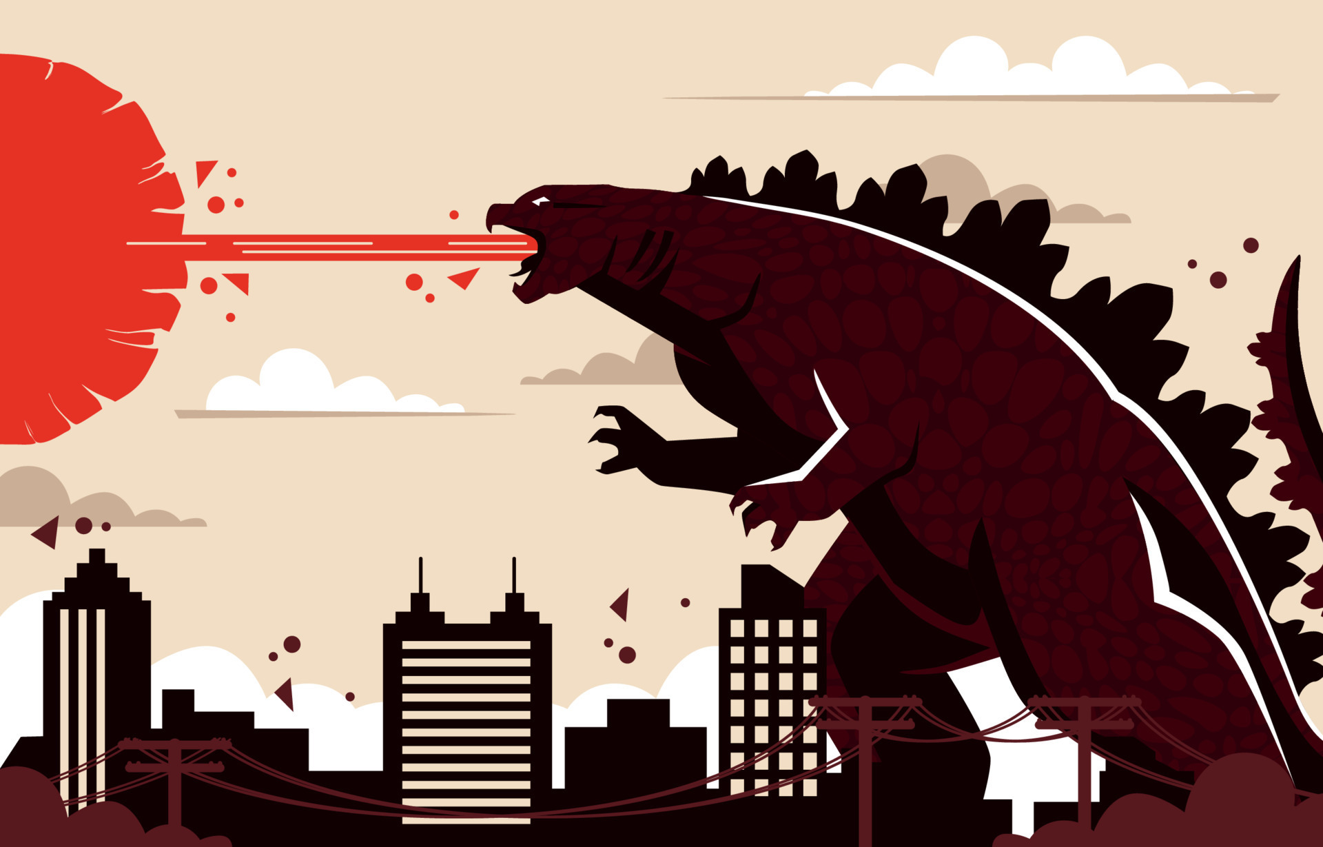 Lizard Monster Attacking the City Background 21889246 Vector Art at ... Lizard Monster Attacking the City Background 21889246 Vector Art at ...