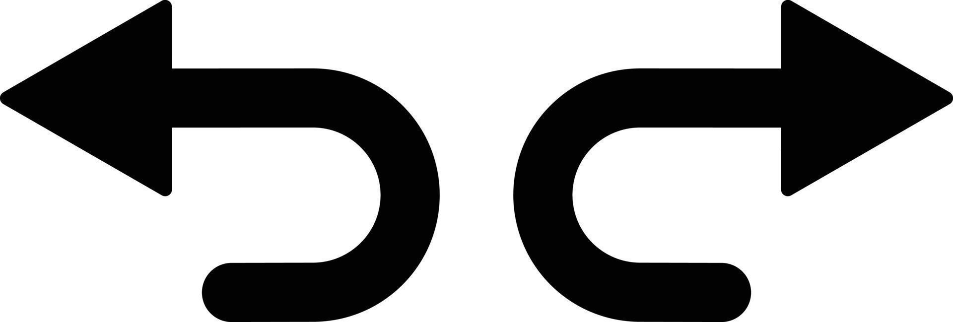 Undo Arrow icon, Redo Arrow icon vector . Forward, Next, Backward ... Undo Arrow icon, Redo Arrow icon vector . Forward, Next, Backward ...