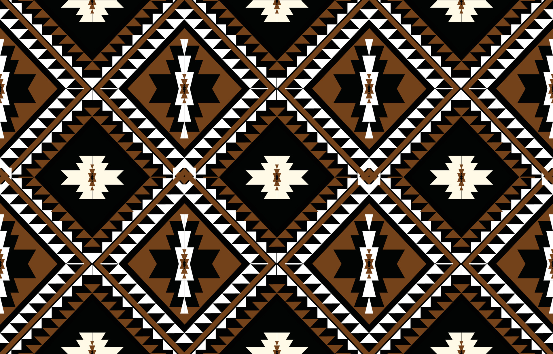 Geometric Ethnic Pattern Vector African American Mexican Western Aztec Motif Striped And