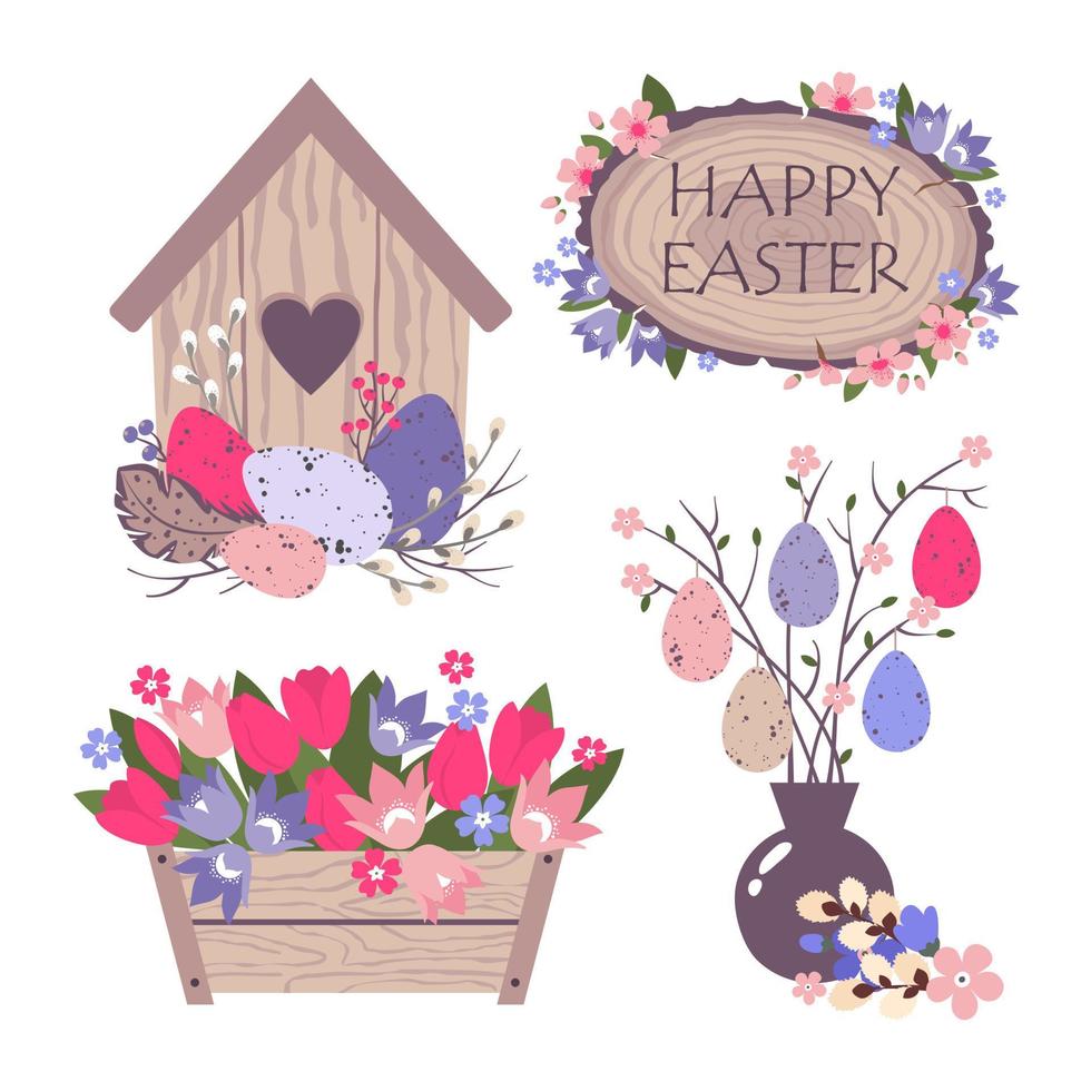 EASTER EGGS SET 21893389 Vector Art at Vecteezy EASTER EGGS SET 21893389 Vector Art at Vecteezy